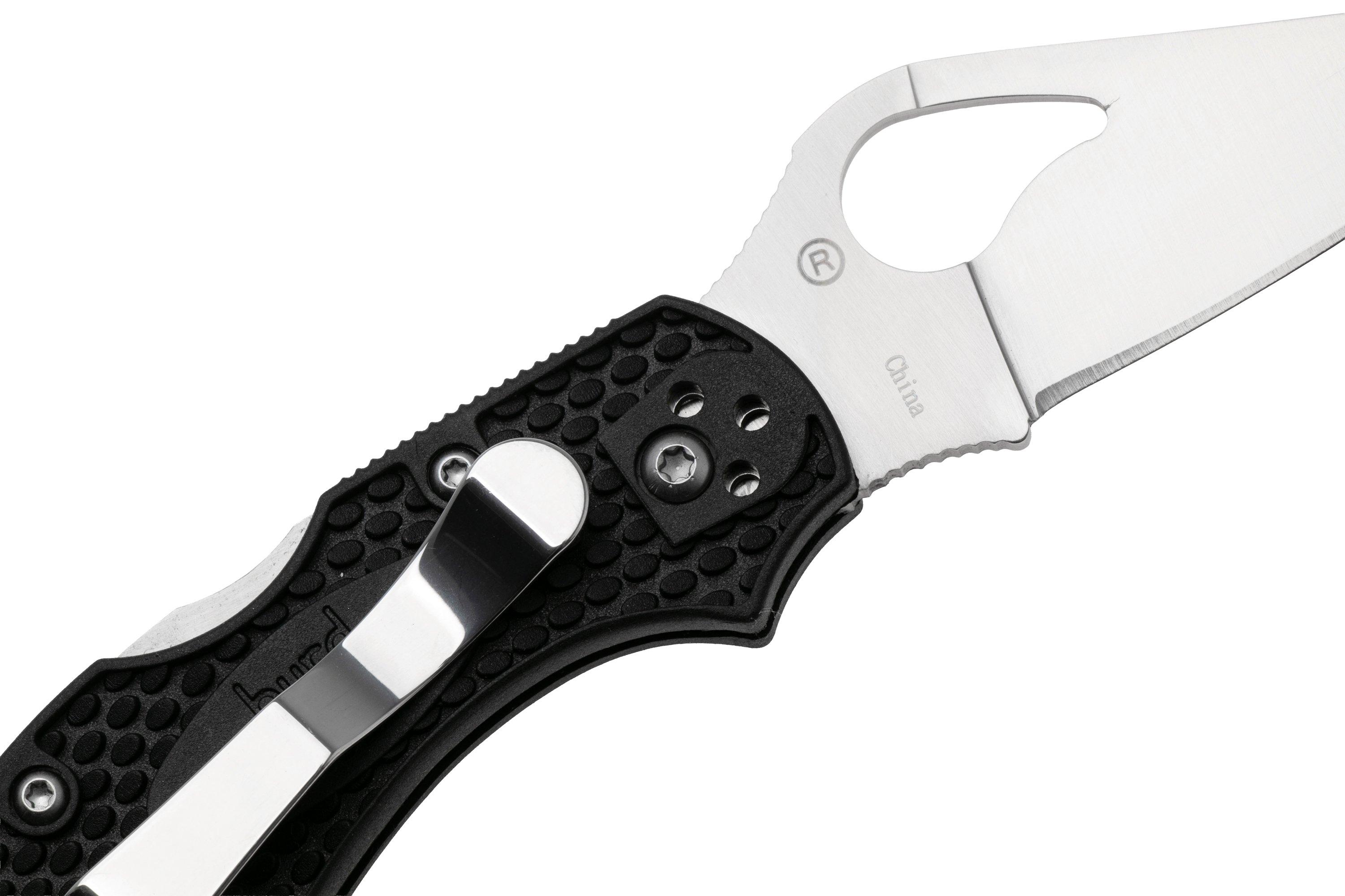 Spyderco Byrd Robin 2 Zwart BY10PBK2 pocket knife | Advantageously ...