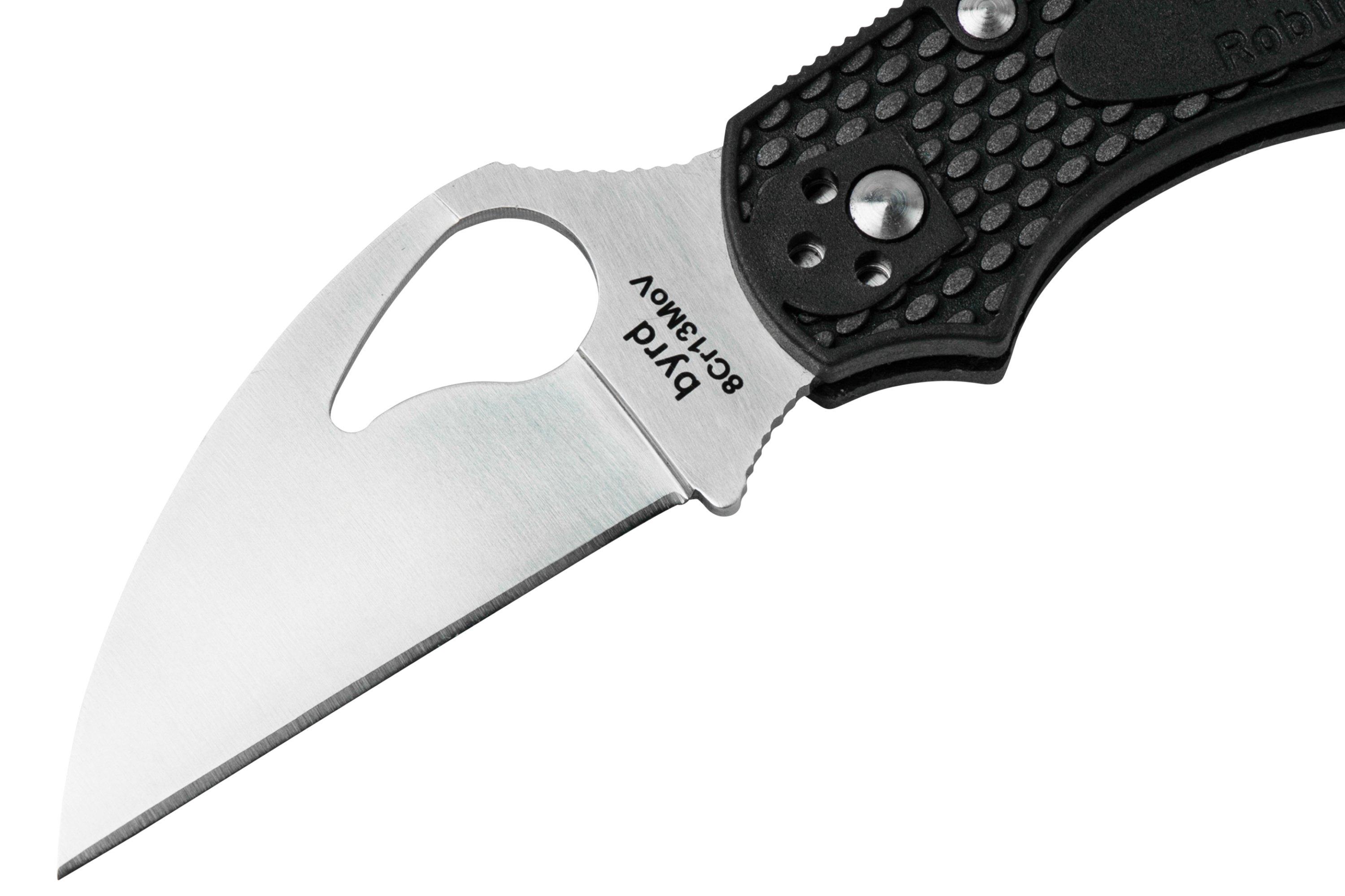Spyderco Byrd Robin 2 Wharncliffe BY10PBKWC2 pocket knife ...