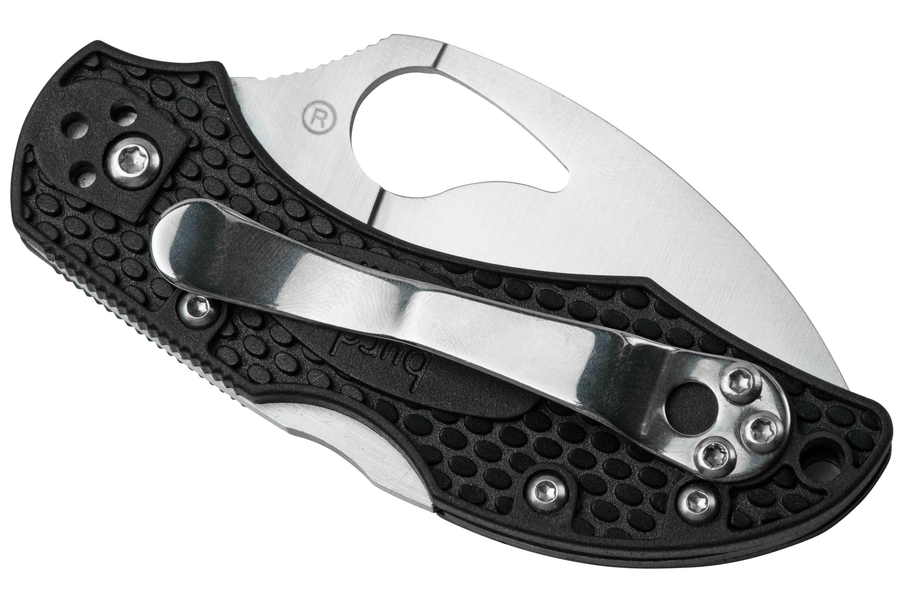 Spyderco Byrd Robin 2 Wharncliffe BY10SBKWC2 serrated pocket knife ...