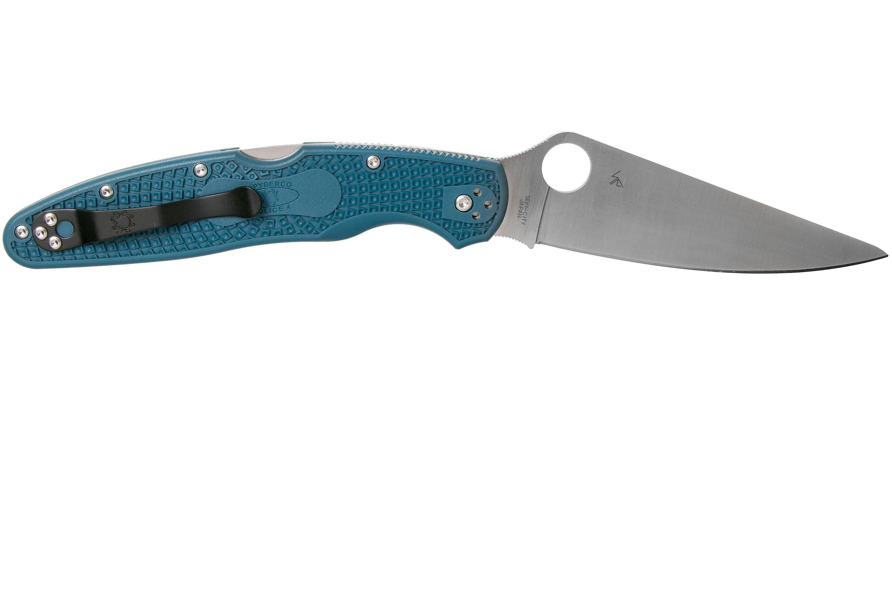 Spyderco Police 4 K390 C07FP4K390 pocket knife | Advantageously ...