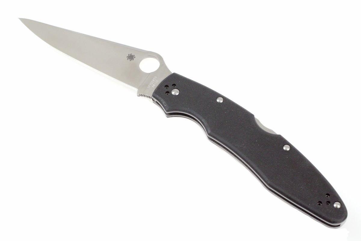 Spyderco Police 3 G10 plain edge | Advantageously shopping at ...