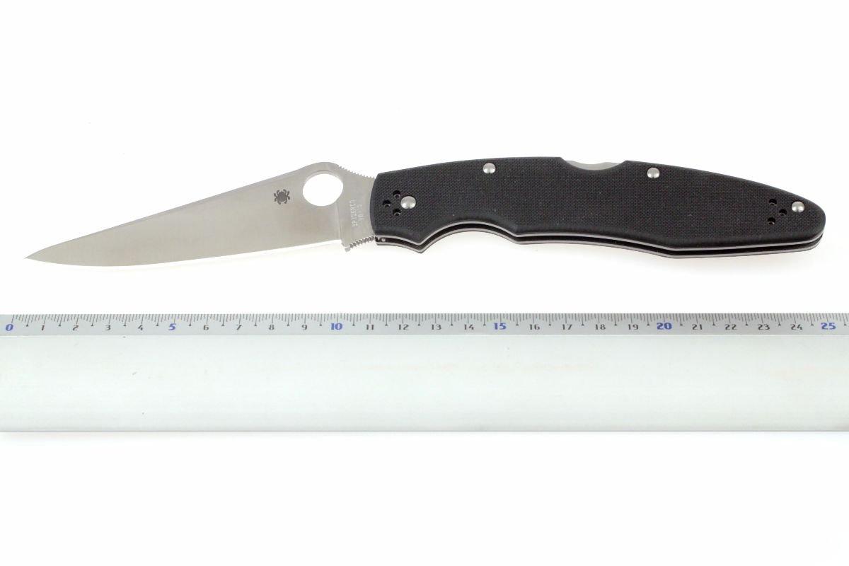 Spyderco Police 3 G10 plain edge | Advantageously shopping at ...