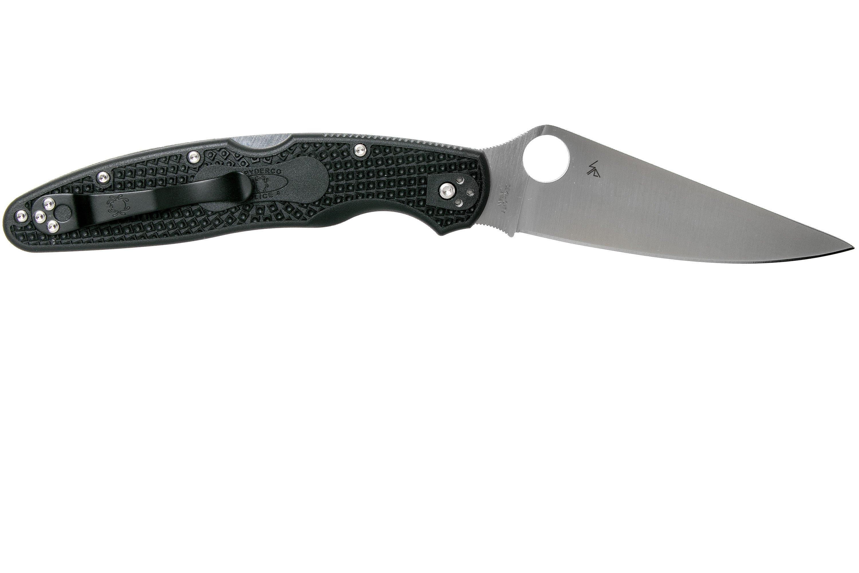 Spyderco Police 4 Light-weight C07PBK4 pocket knife | Advantageously ...