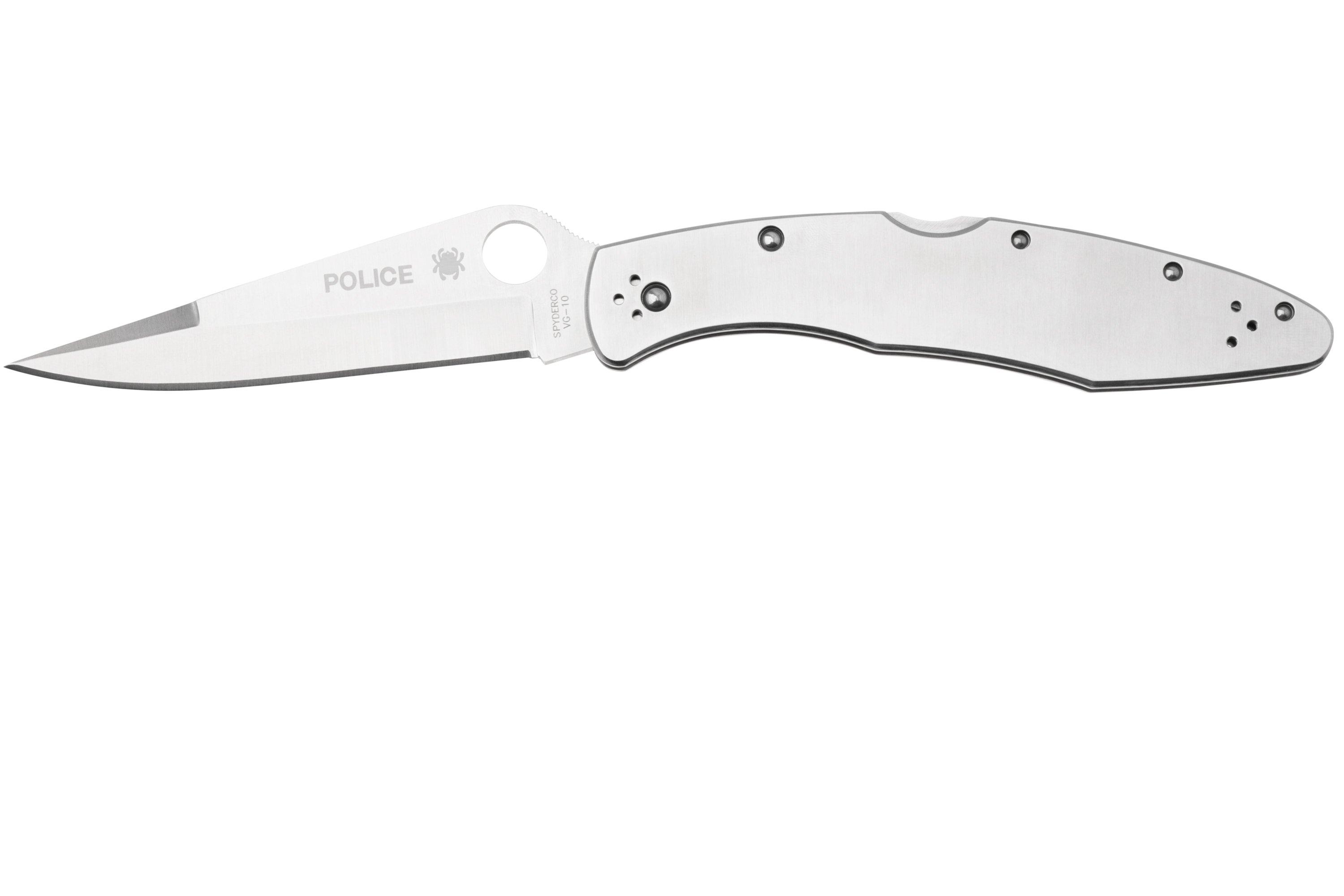 Spyderco C07 Police, plain edge | Compras con ventajas en Knivesandtools.es