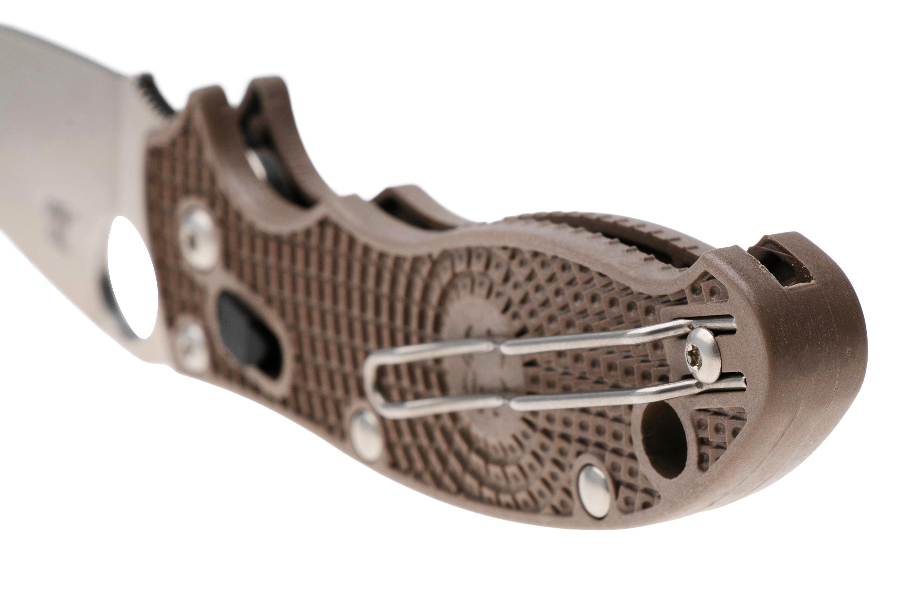 Spyderco Manix 2 Lightweight CPM 15V C101PBN15V Brown FRN, Sprint Run ...