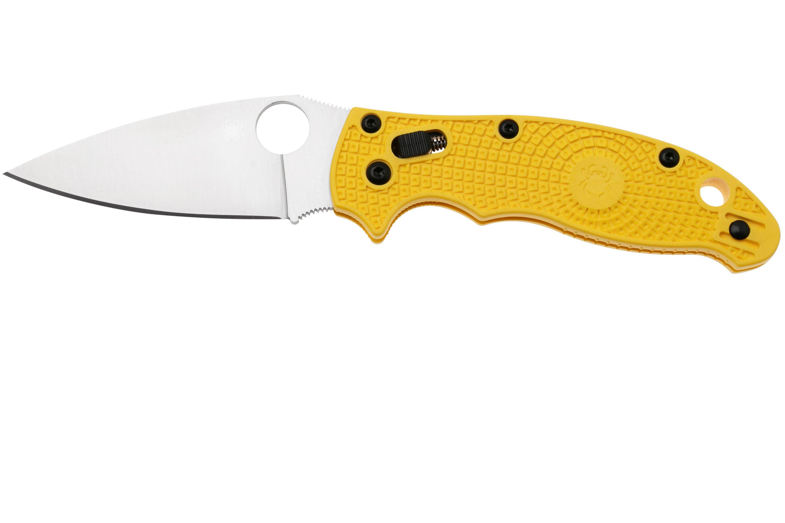 Spyderco Manix 2 Salt MagnaCut C101PYL2 Yellow FRN, pocket knife ...