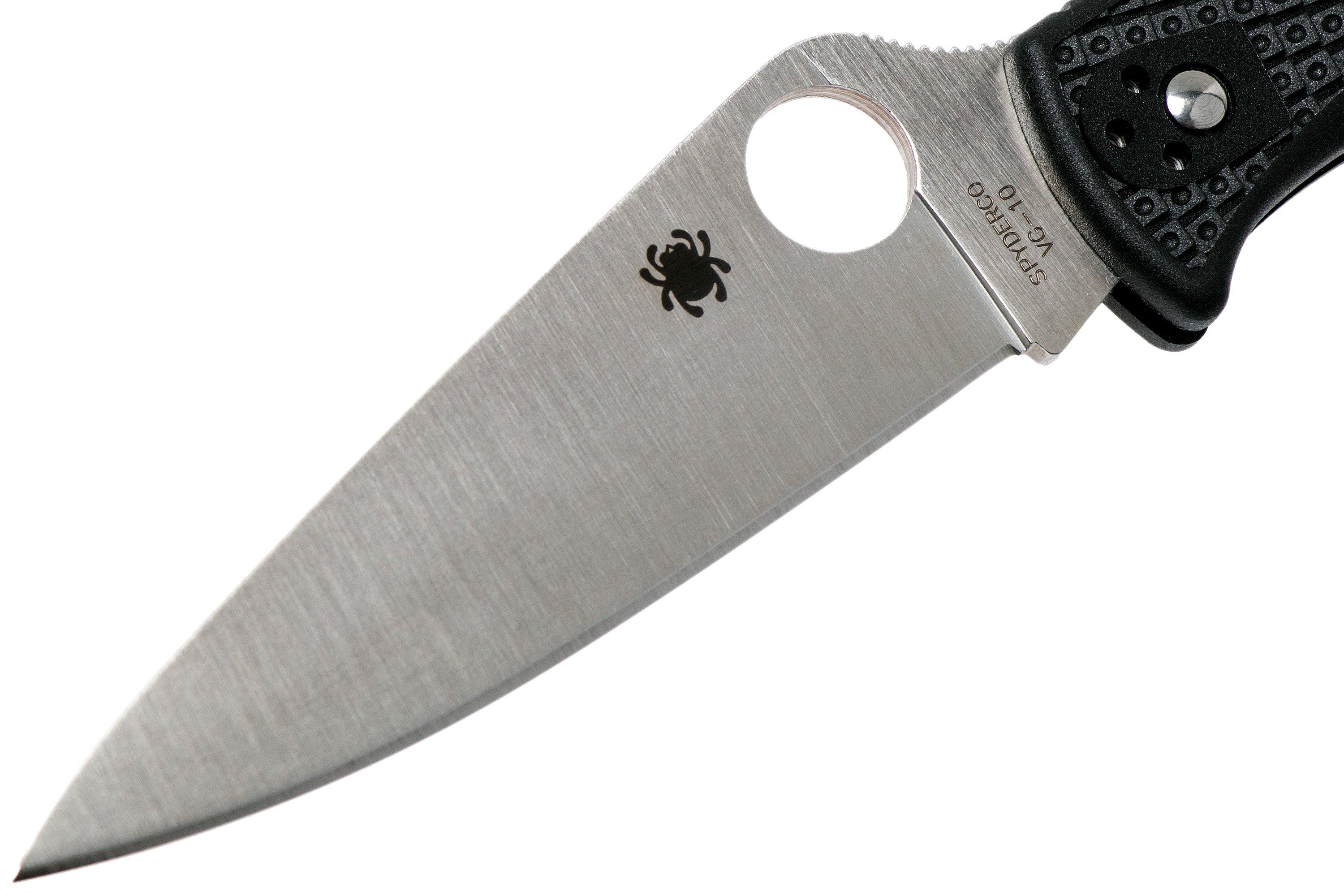 Spyderco Endura 4 black C10FPBK pocket knife | Advantageously shopping ...