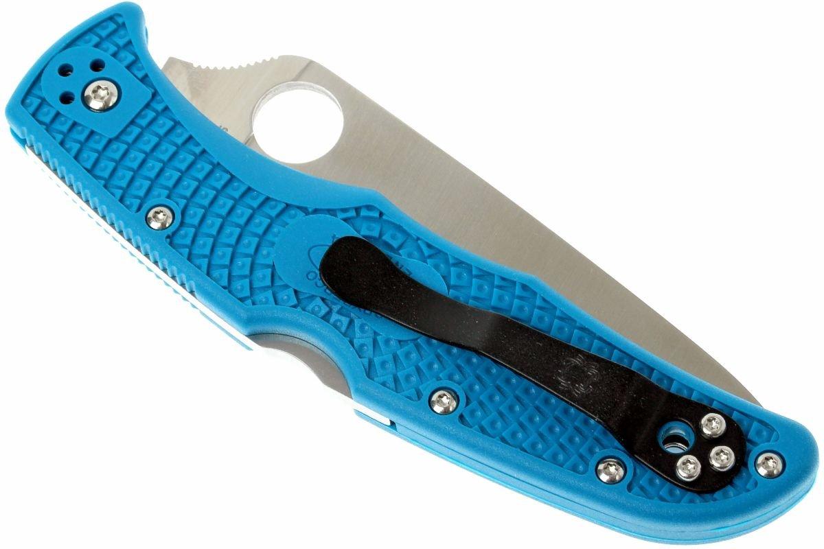 Spyderco Endura 4 Blue C10FPBL pocket knife | Advantageously shopping ...