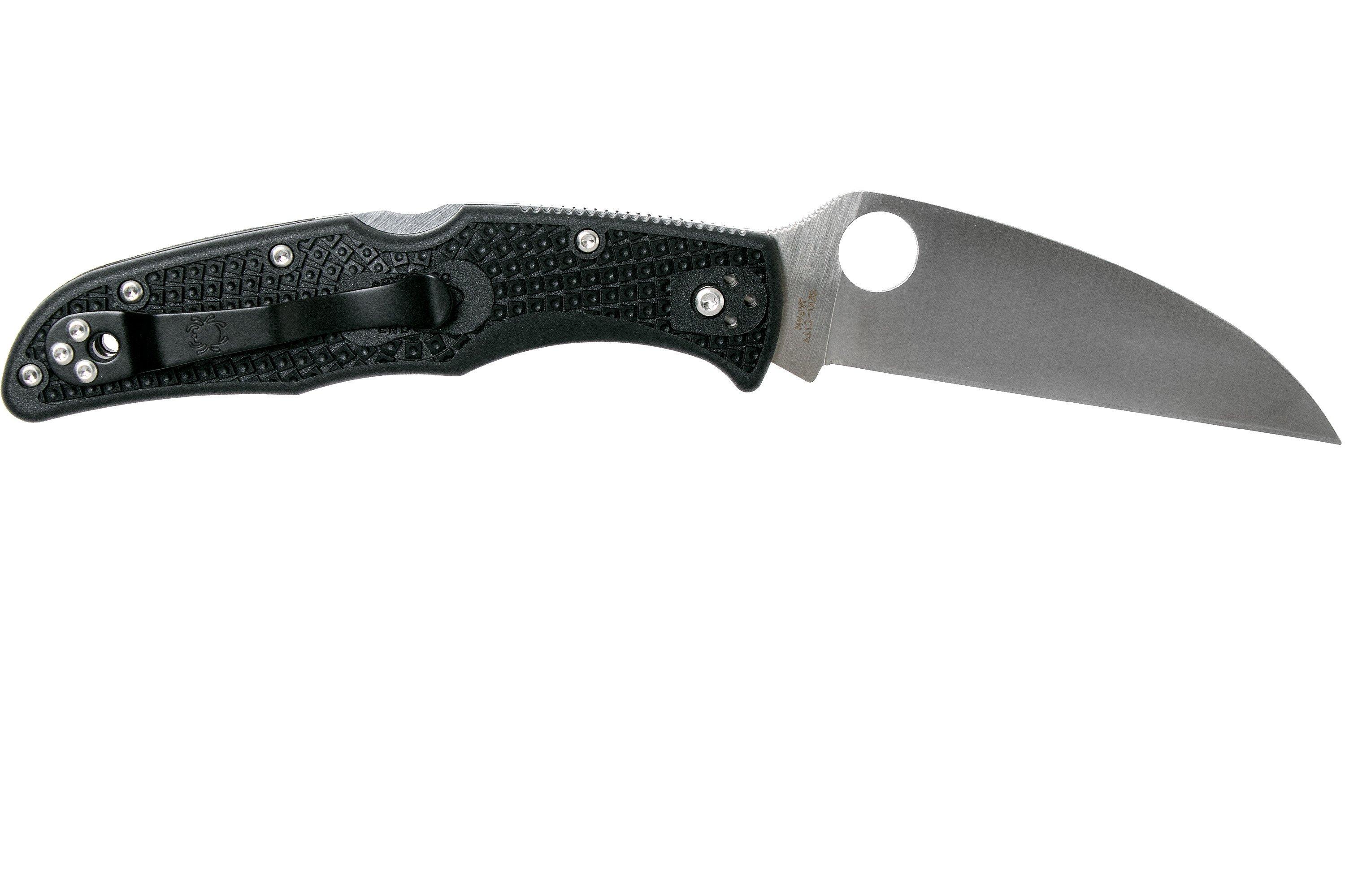 Spyderco Endura 4 Wharncliffe C10FPWCBK pocket knife | Advantageously ...