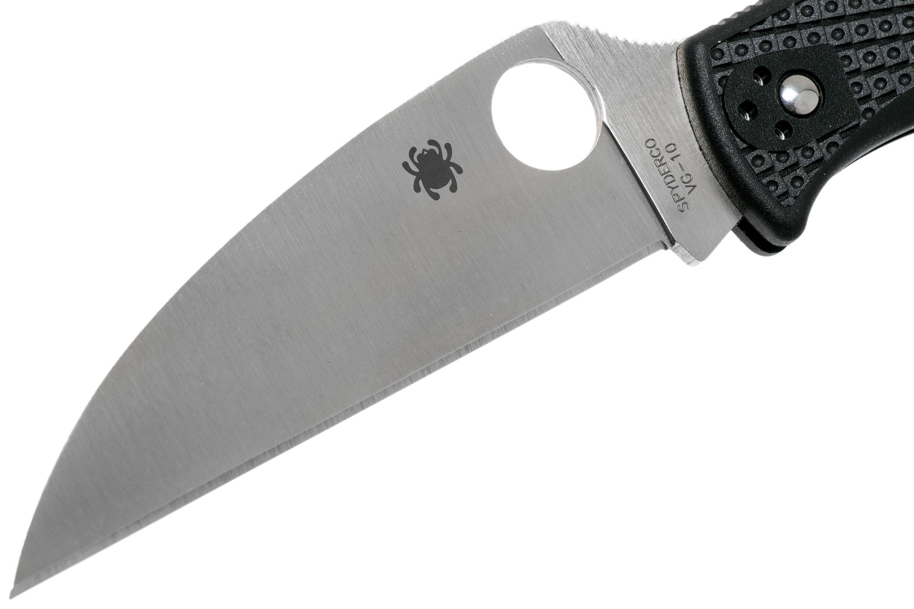 Spyderco Endura 4 Wharncliffe C10FPWCBK pocket knife | Advantageously ...