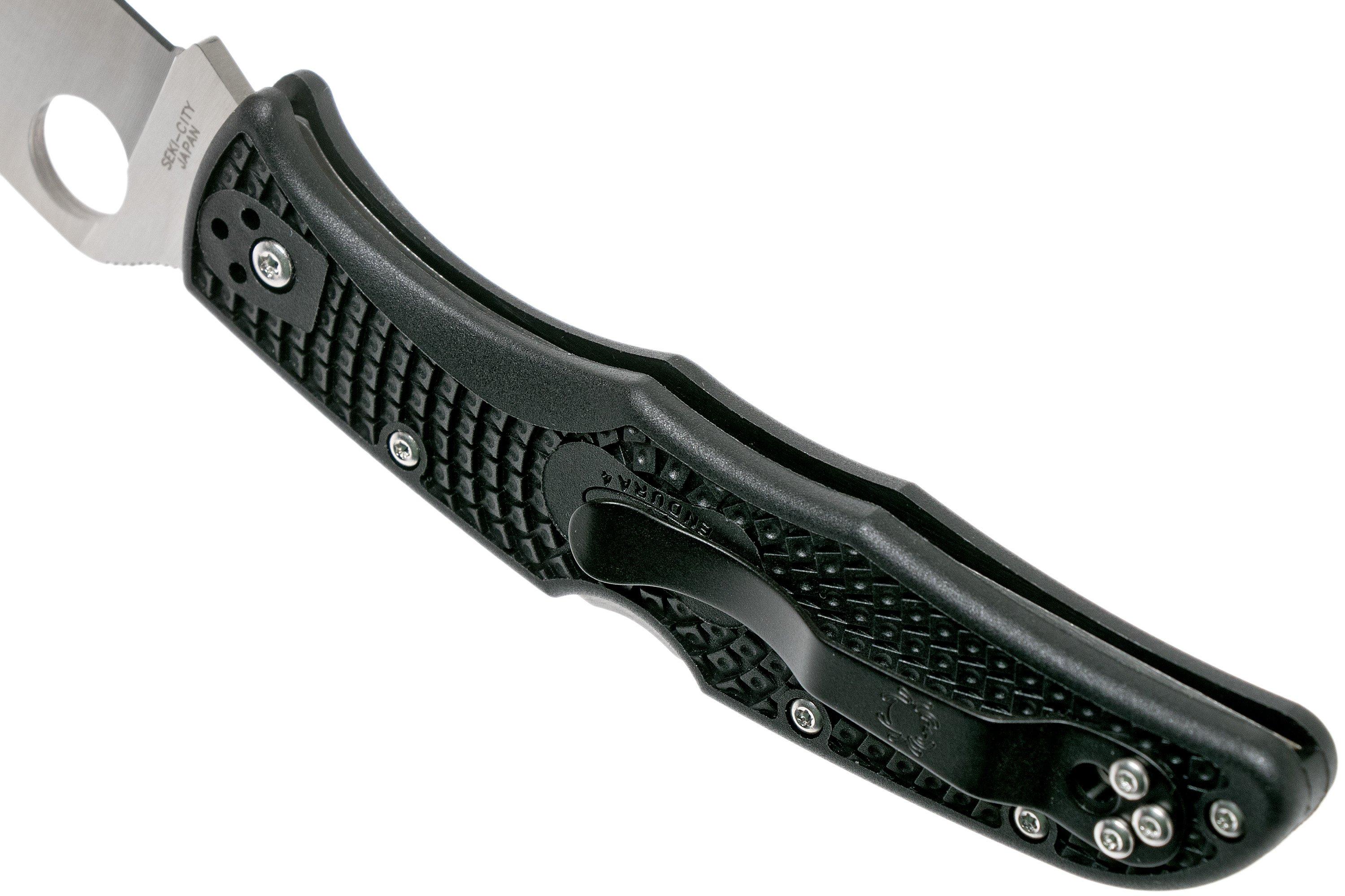 Spyderco Endura 4 Wharncliffe C10FPWCBK pocket knife | Advantageously ...