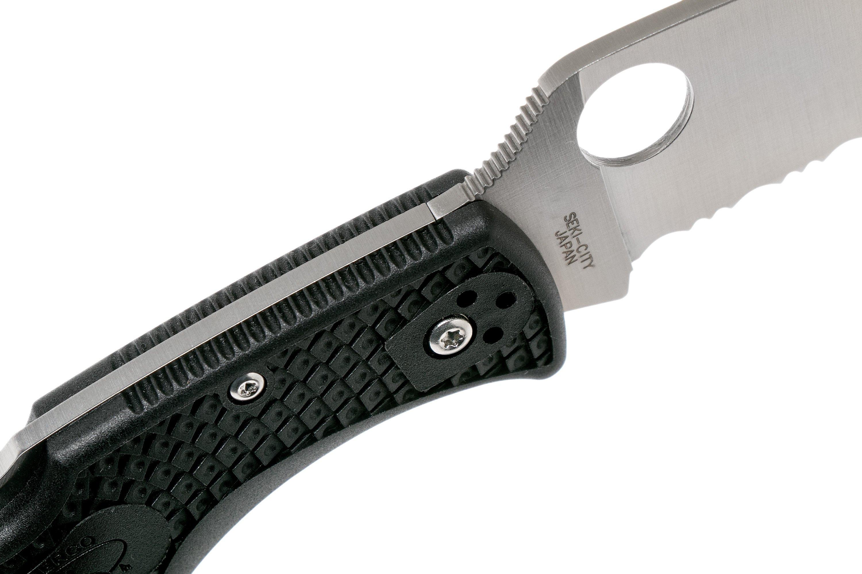 Spyderco Endura 4 Wharncliffe C10FSWCBK serrated pocket knife ...