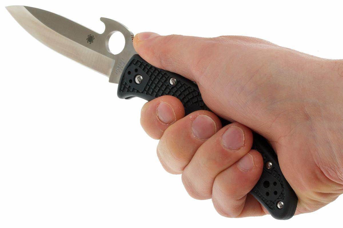 Spyderco Endura 4 C10PGYW Emerson Wave Opener pocket knife ...