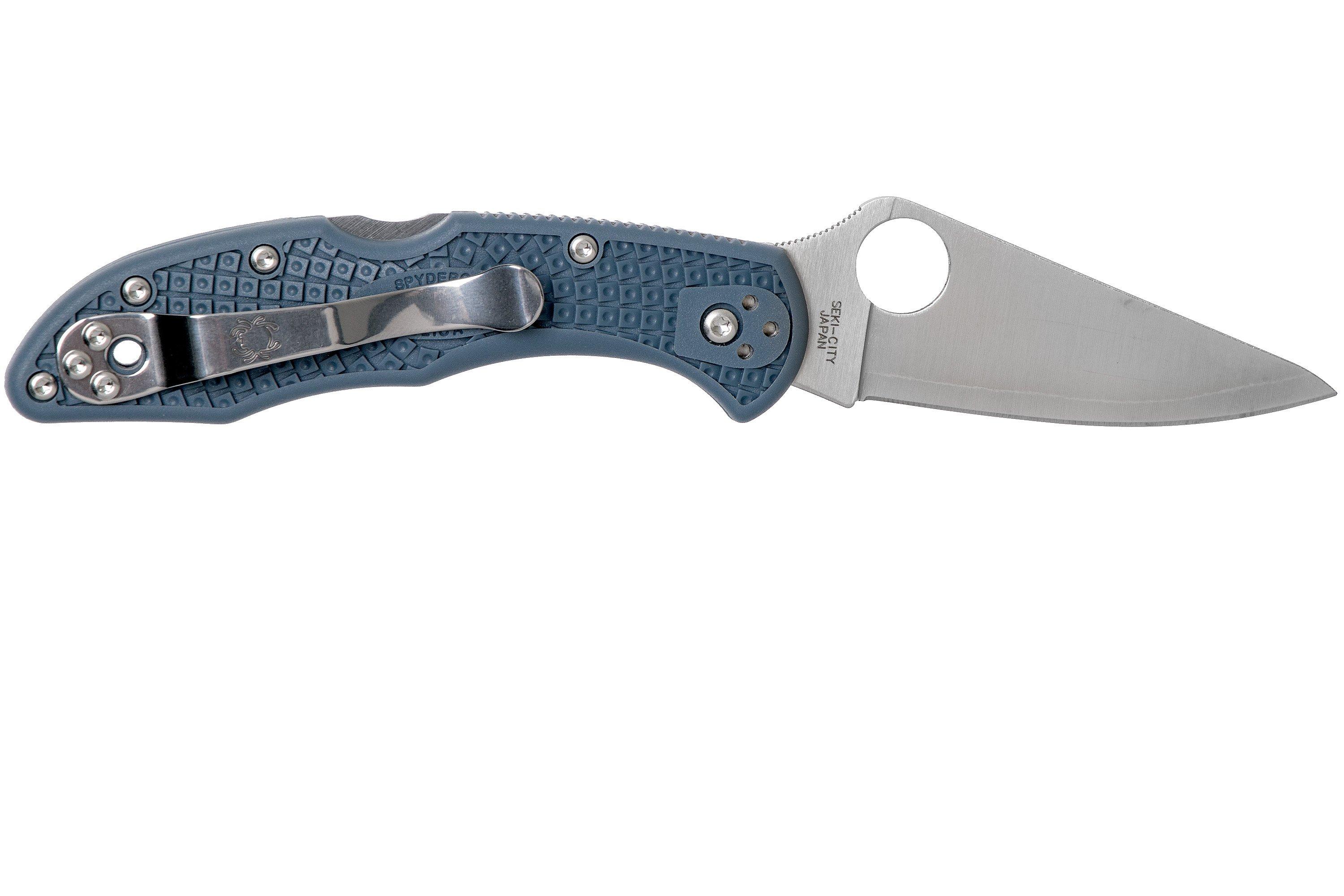 Spyderco Delica 4 C11FPBLE V-Toku2 SUS410 Sprint Run pocket knife ...