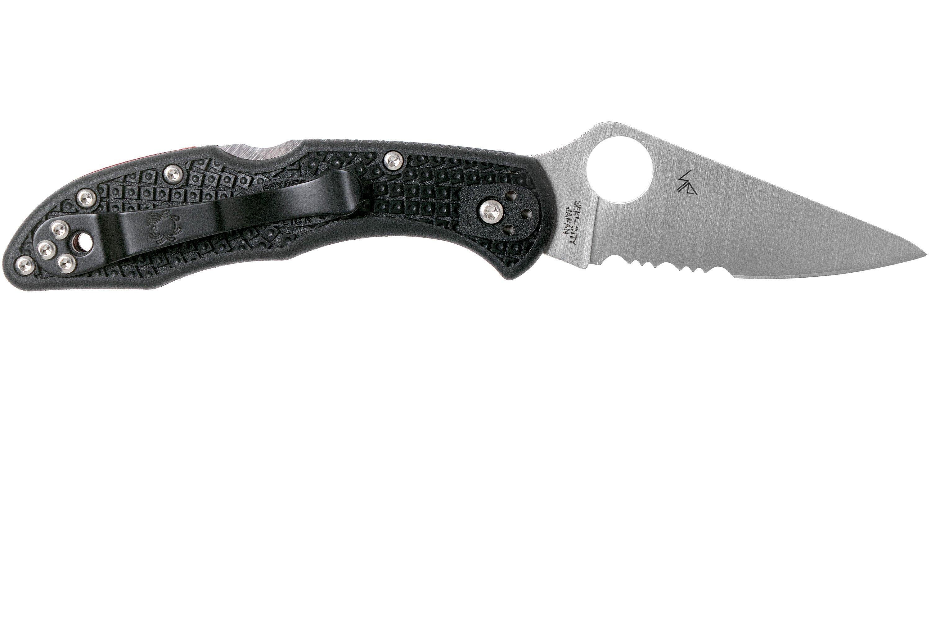 Spyderco Delica 4 Thin Red Line C11FPSBKRD Taschenmesser | Günstiger ...