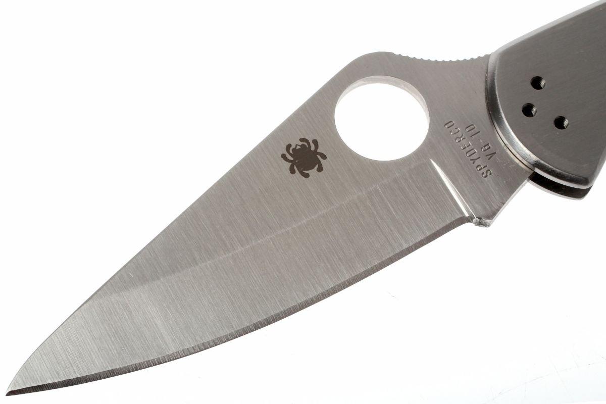 Spyderco Delica 4 Stainless Steel C11P pocket knife | Advantageously ...