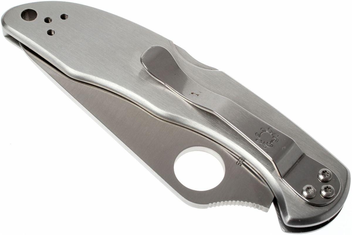 Spyderco Delica 4 Stainless Steel C11P pocket knife | Advantageously ...