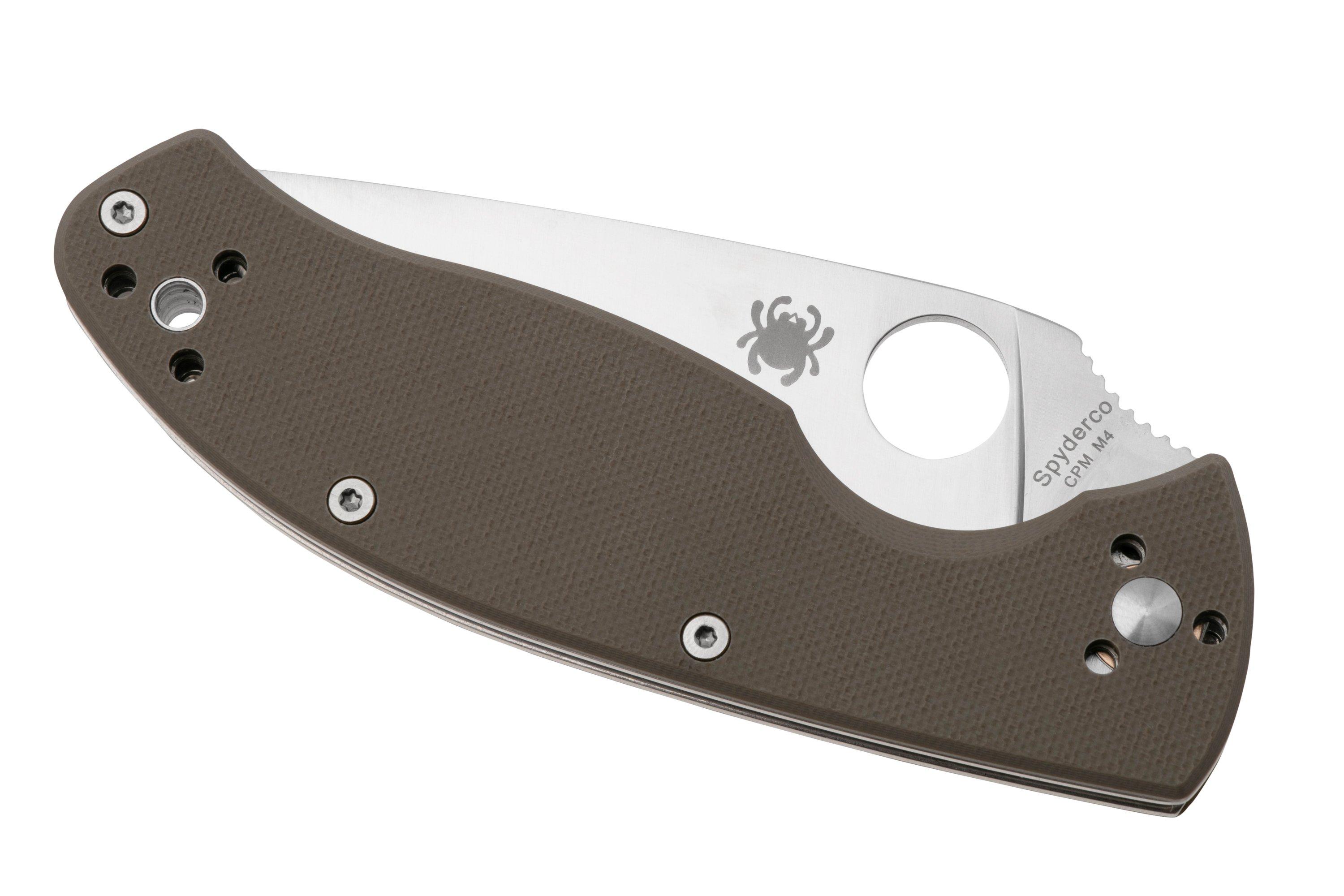 Spyderco Tenacious CPM M4 C122GBNM4P Brown G10, Taschenmesser | Günstiger shoppen bei ...