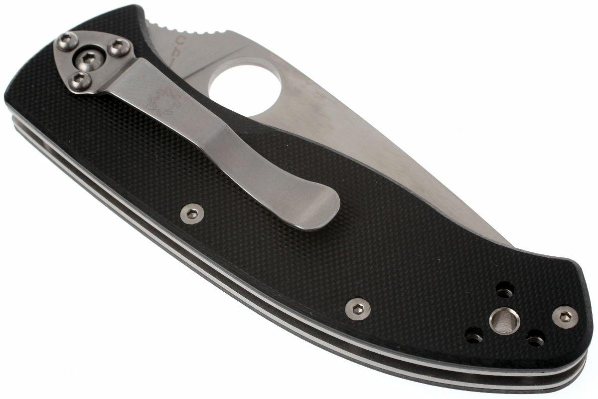 Spyderco Tenacious C122GPS partly serrated pocket knife ...