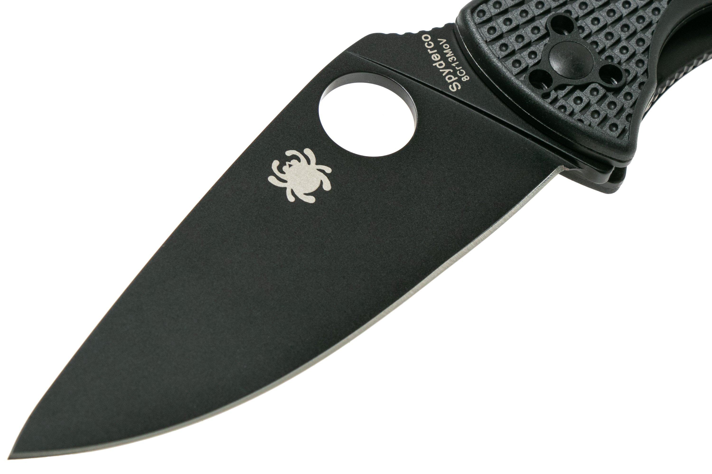 Spyderco Tenacious Lightweight Black C122PBBK FRN zakmes | Voordelig ...