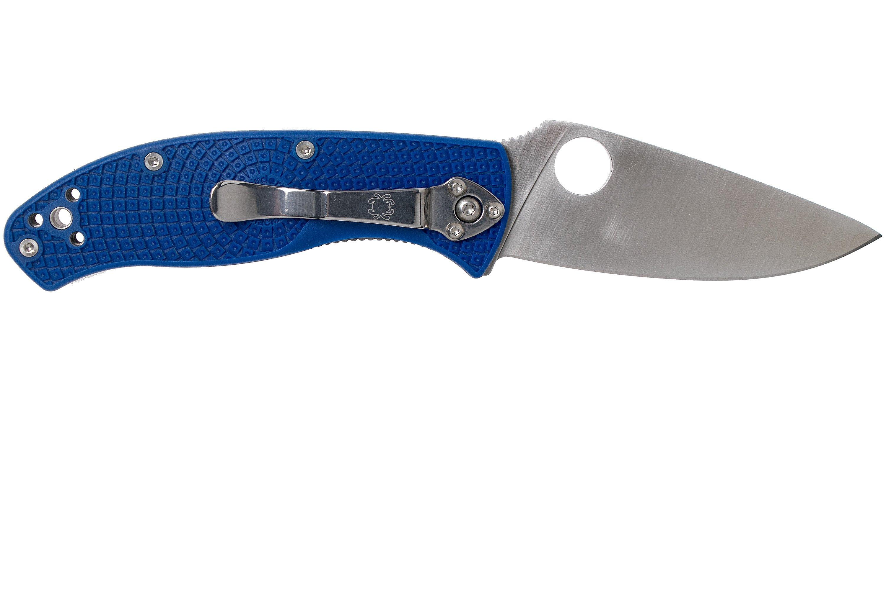 Spyderco Tenacious Lightweight S35VN Blue C122PBL FRN pocket knife ...