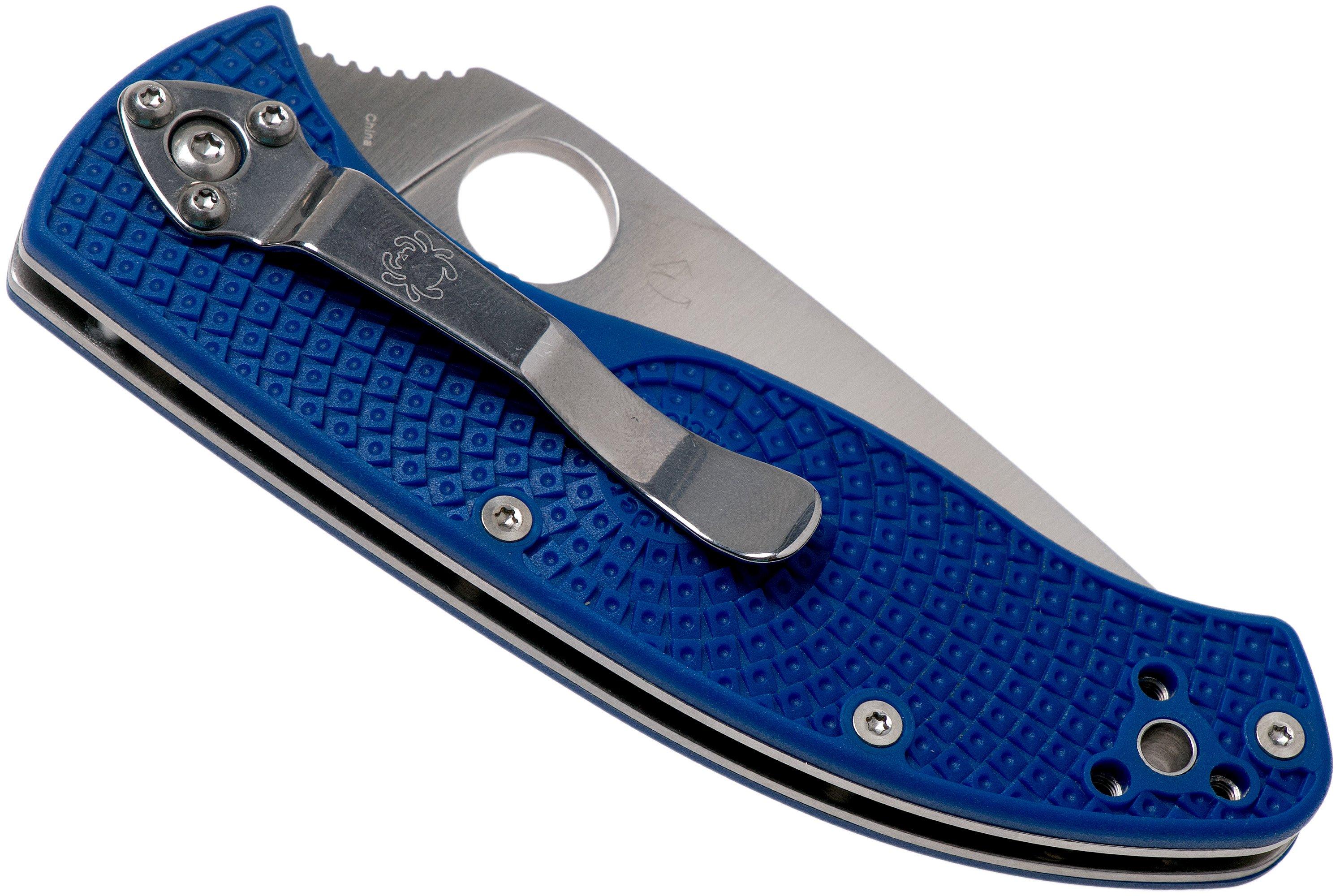 Spyderco Tenacious Lightweight S35VN Blue C122PBL FRN pocket knife ...
