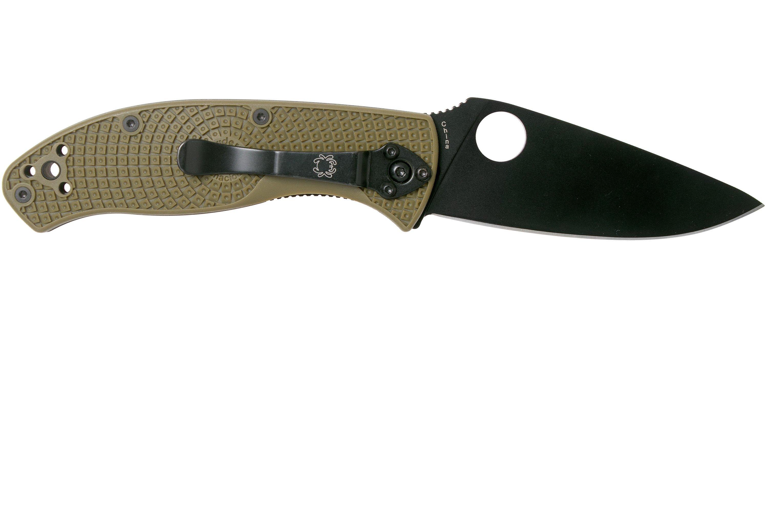 Spyderco Tenacious Lightweight C122PODBK FRN Taschenmesser, OD grün ...