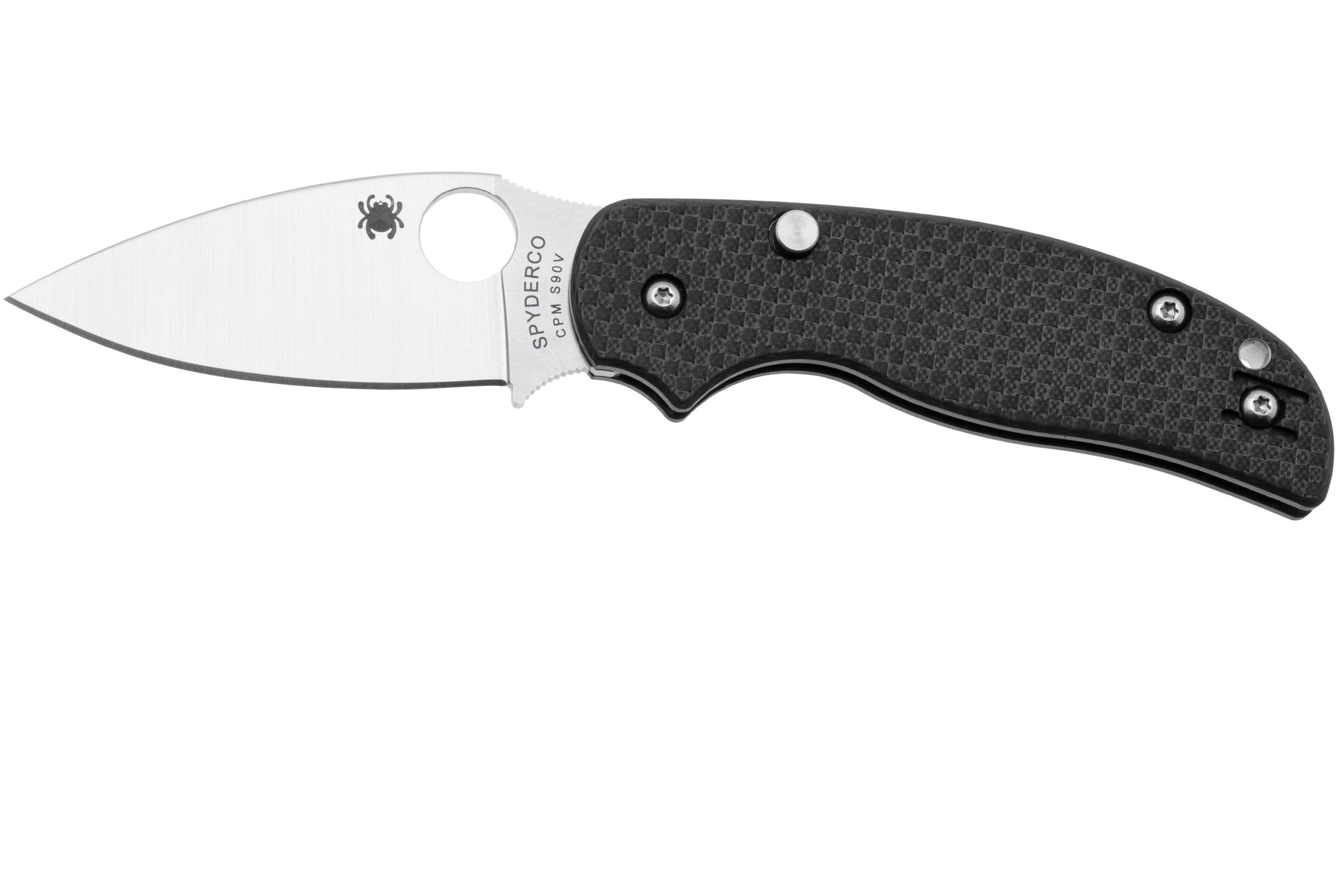 Spyderco Sage 6 Button Release Compression Lock CPM S90V C123CFBCLS90VP ...
