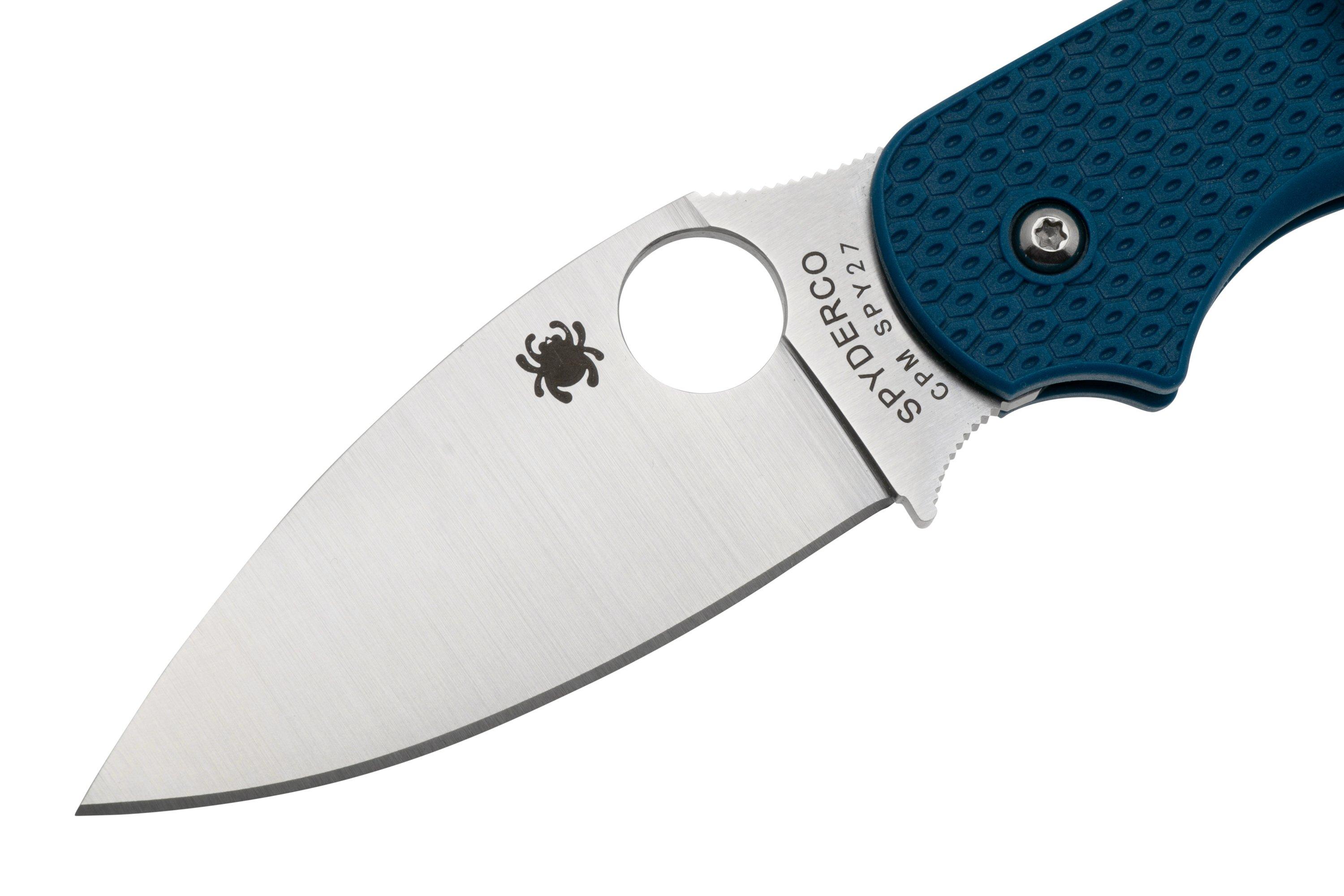 Spyderco Sage 5 Lightweight CPM SPY27 C123PCBL Cobalt Blue FRN zakmes ...