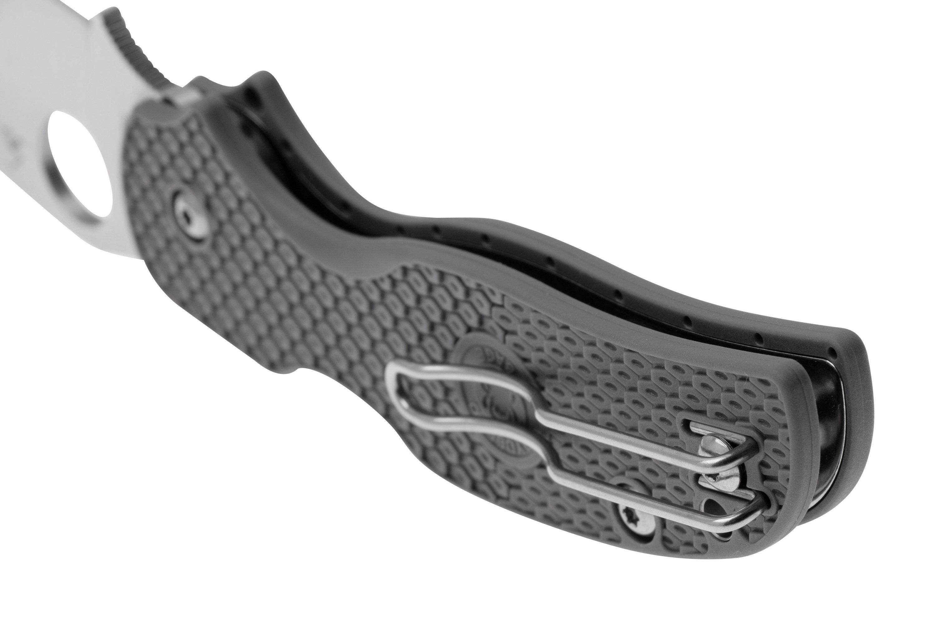 Spyderco Sage 5 Lightweight Maxamet C123PGY Gray FRN, pocket knife ...