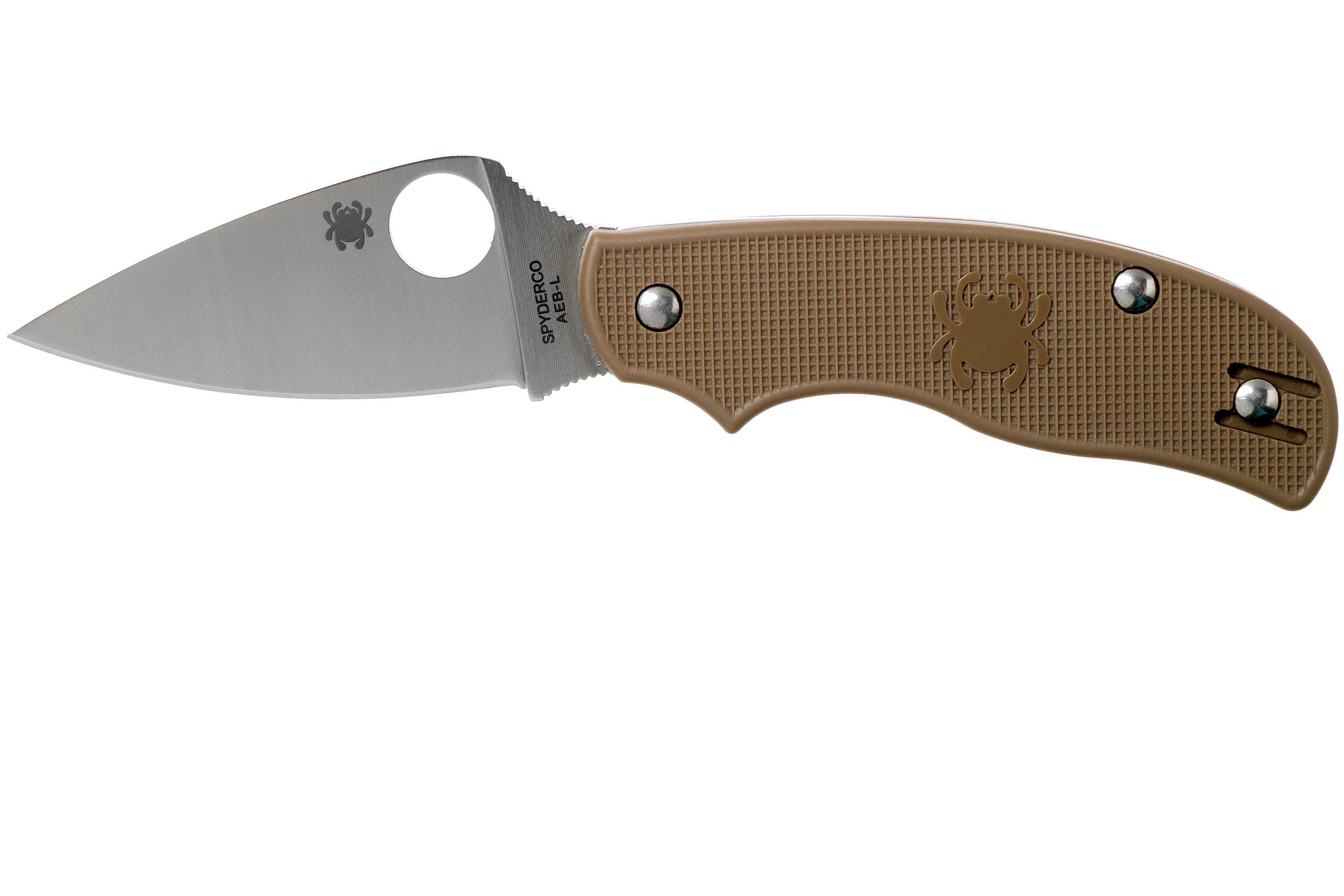 Spyderco Urban C127PBN Sprint Run AEB-L pocket knife, Sal Glesser ...