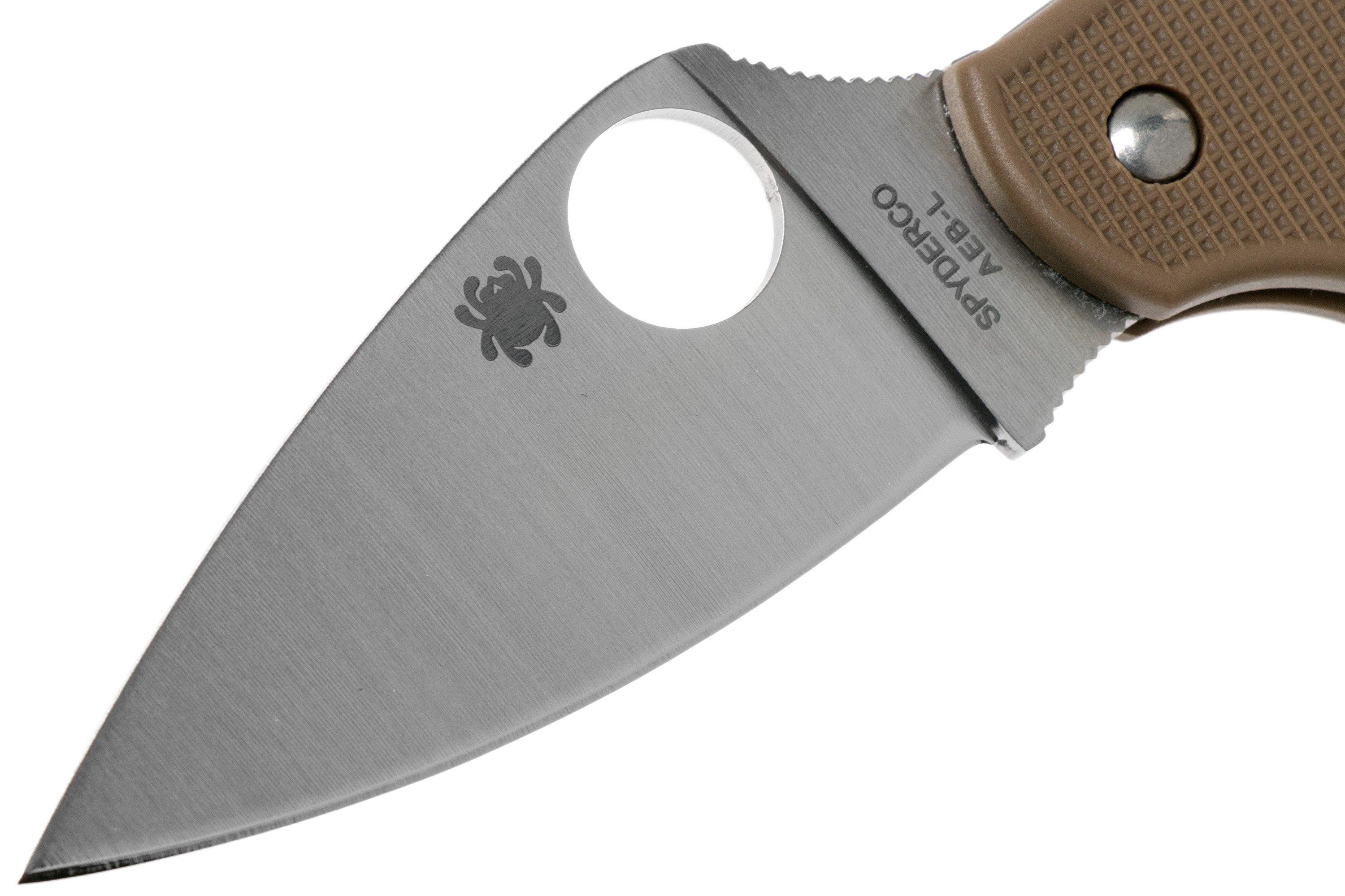Spyderco Urban C127PBN Sprint Run AEB-L pocket knife, Sal Glesser ...