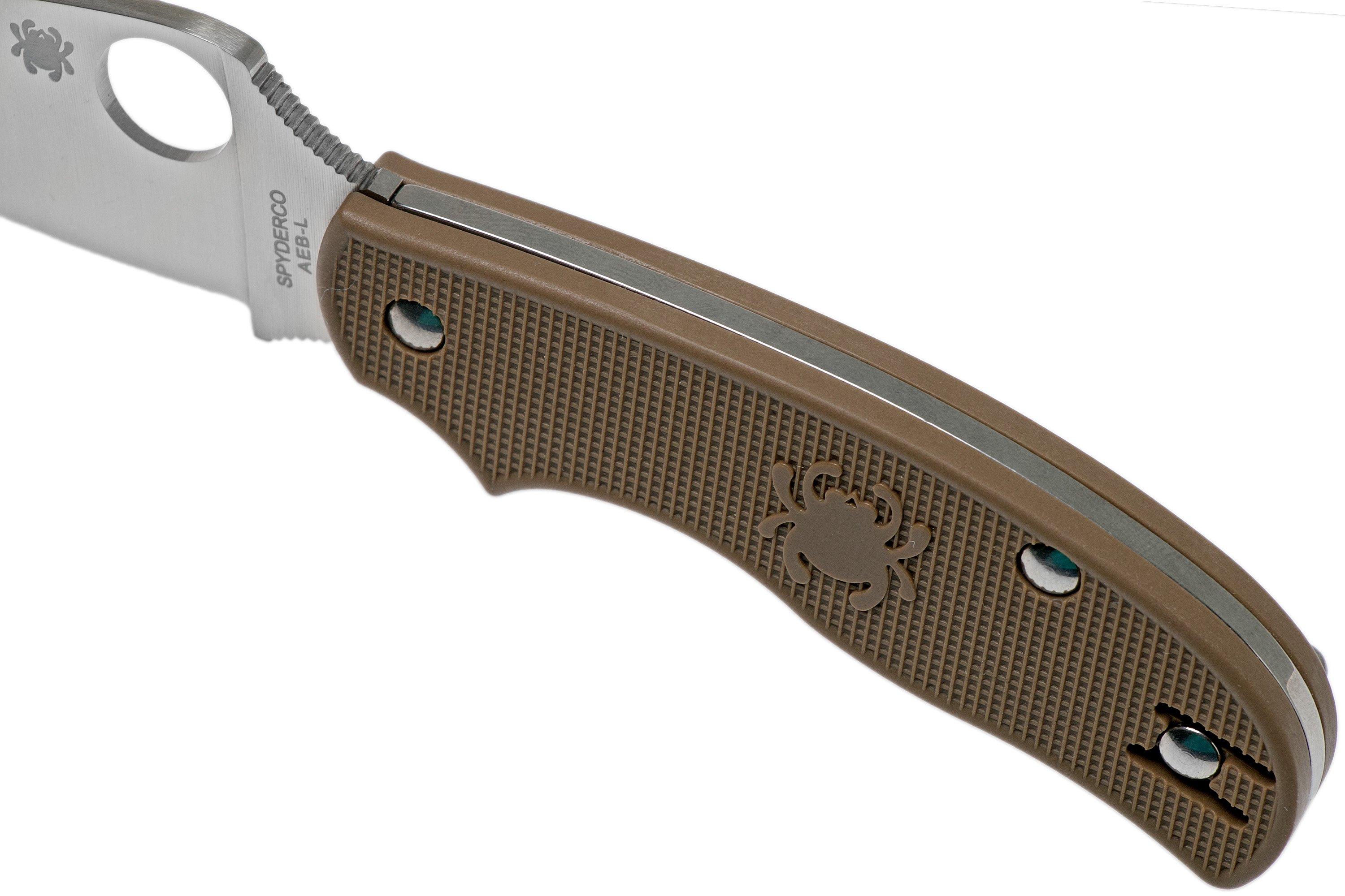 Spyderco Urban C127PBN Sprint Run AEB-L pocket knife, Sal Glesser ...