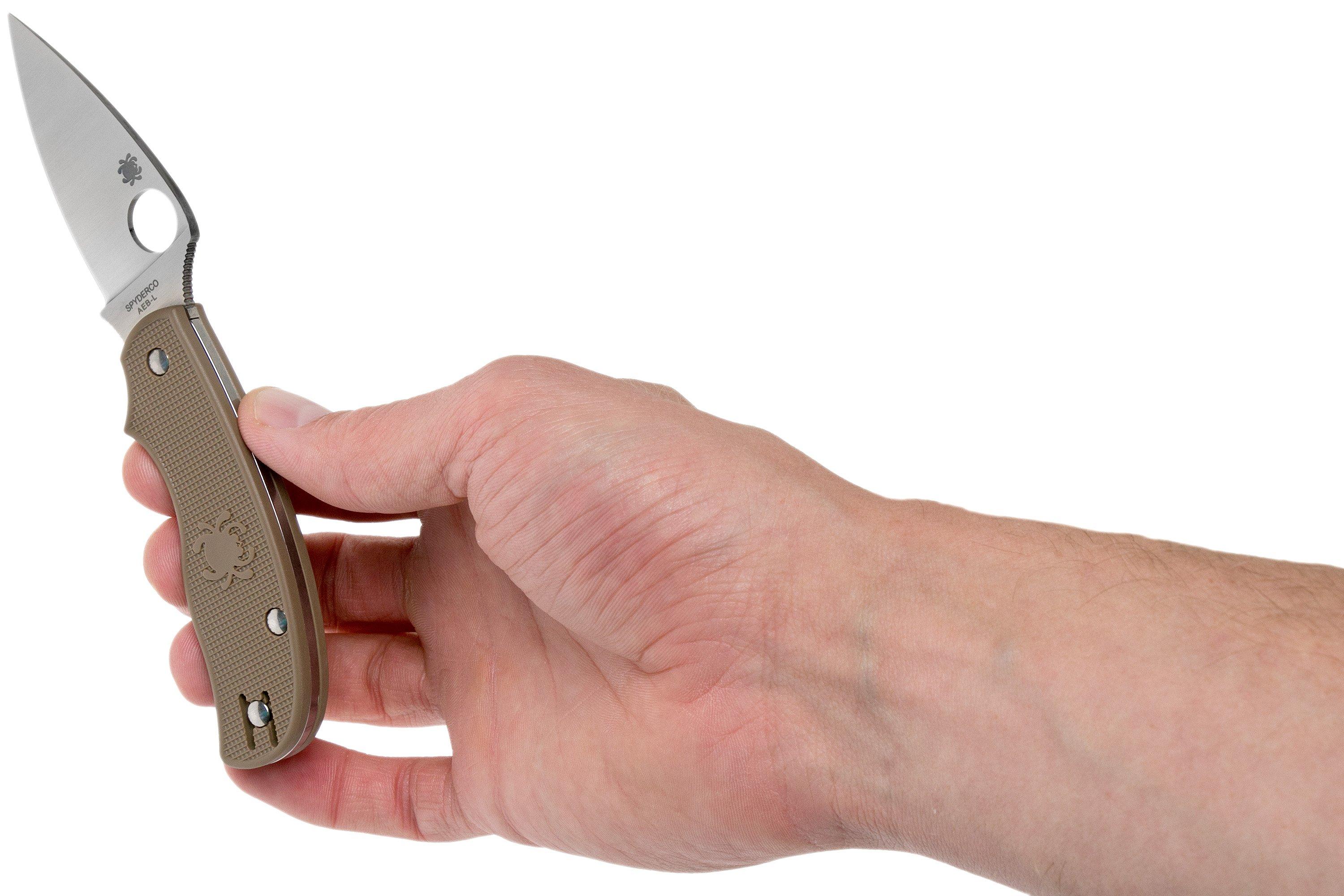 Spyderco Urban C127PBN Sprint Run AEB-L pocket knife, Sal Glesser ...