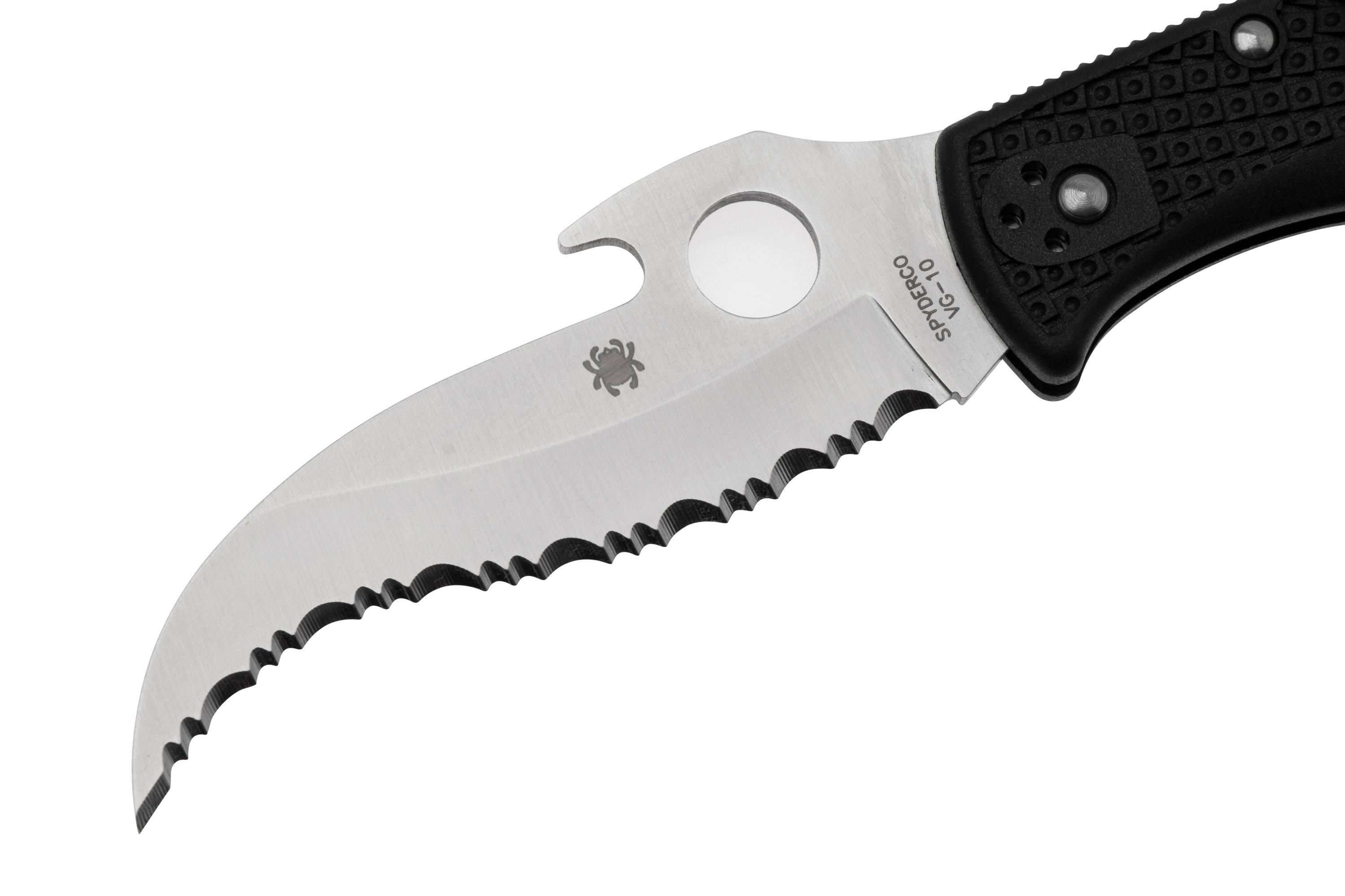 Spyderco Matriarch 2 Emerson Opener C12SBK2W Black FRN, navalha ...