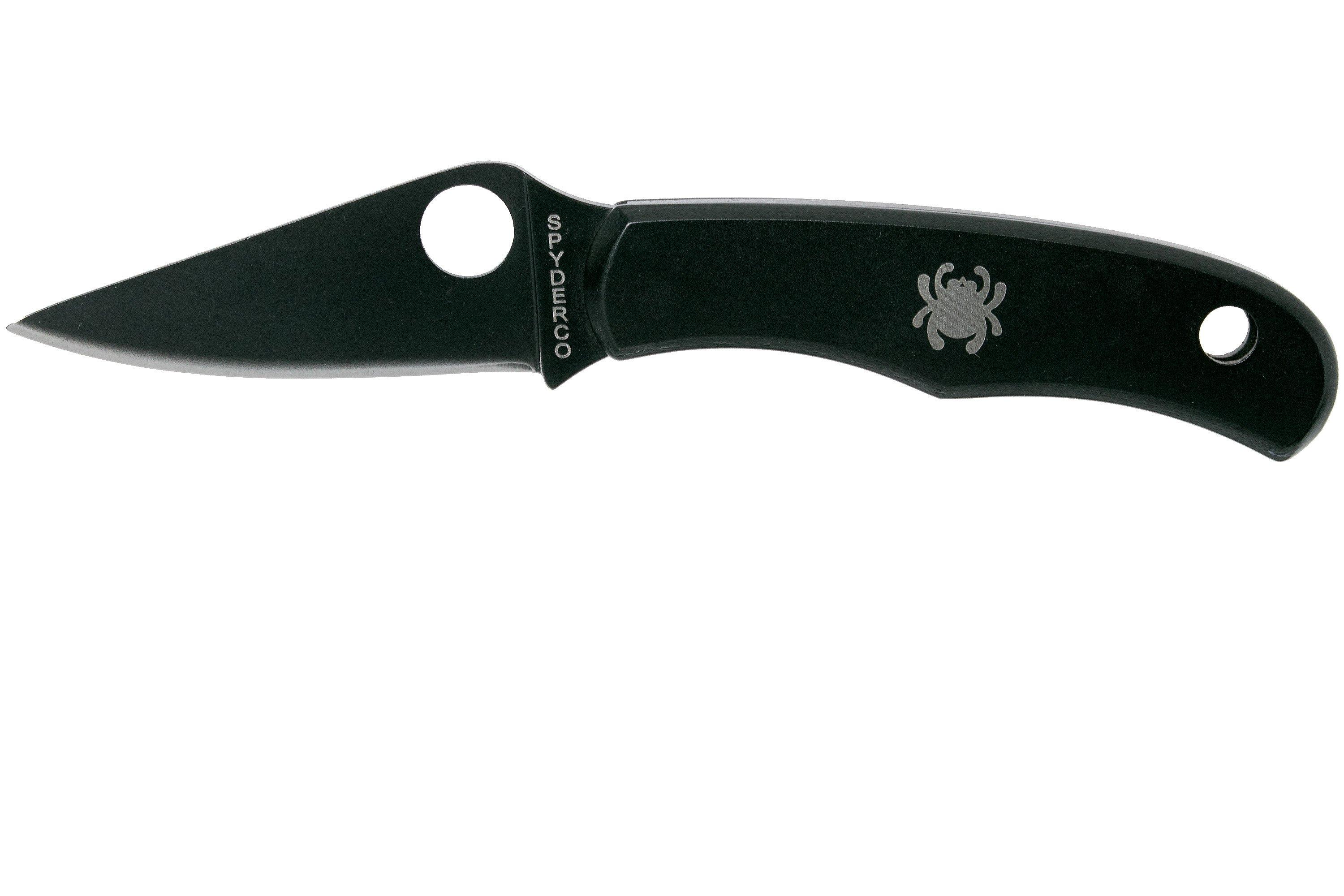 Spyderco Bug Black C133BKP keychain pocket knife | Advantageously ...