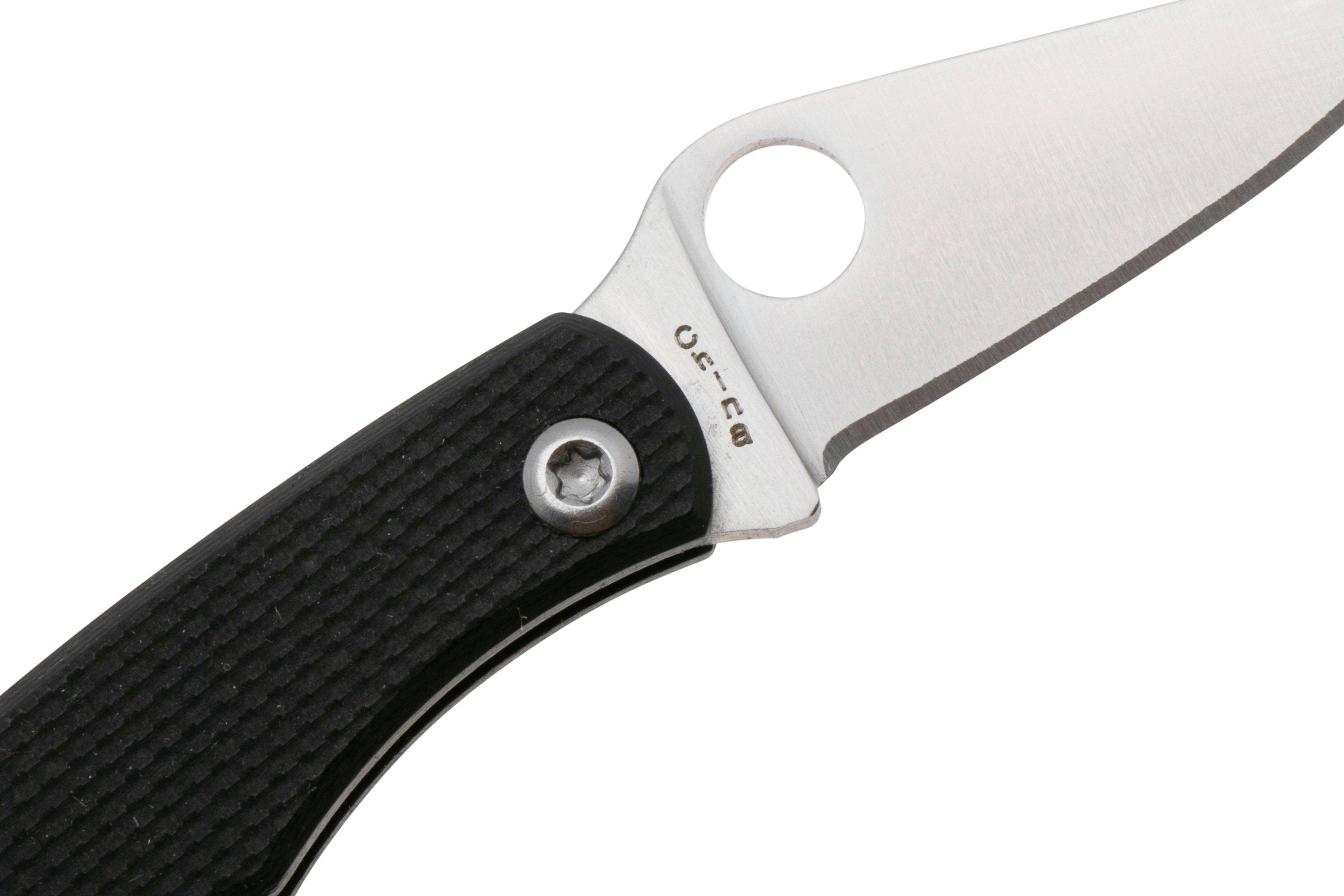 Spyderco Bug Black G10 C133GBKP keychain pocket knife | Advantageously ...