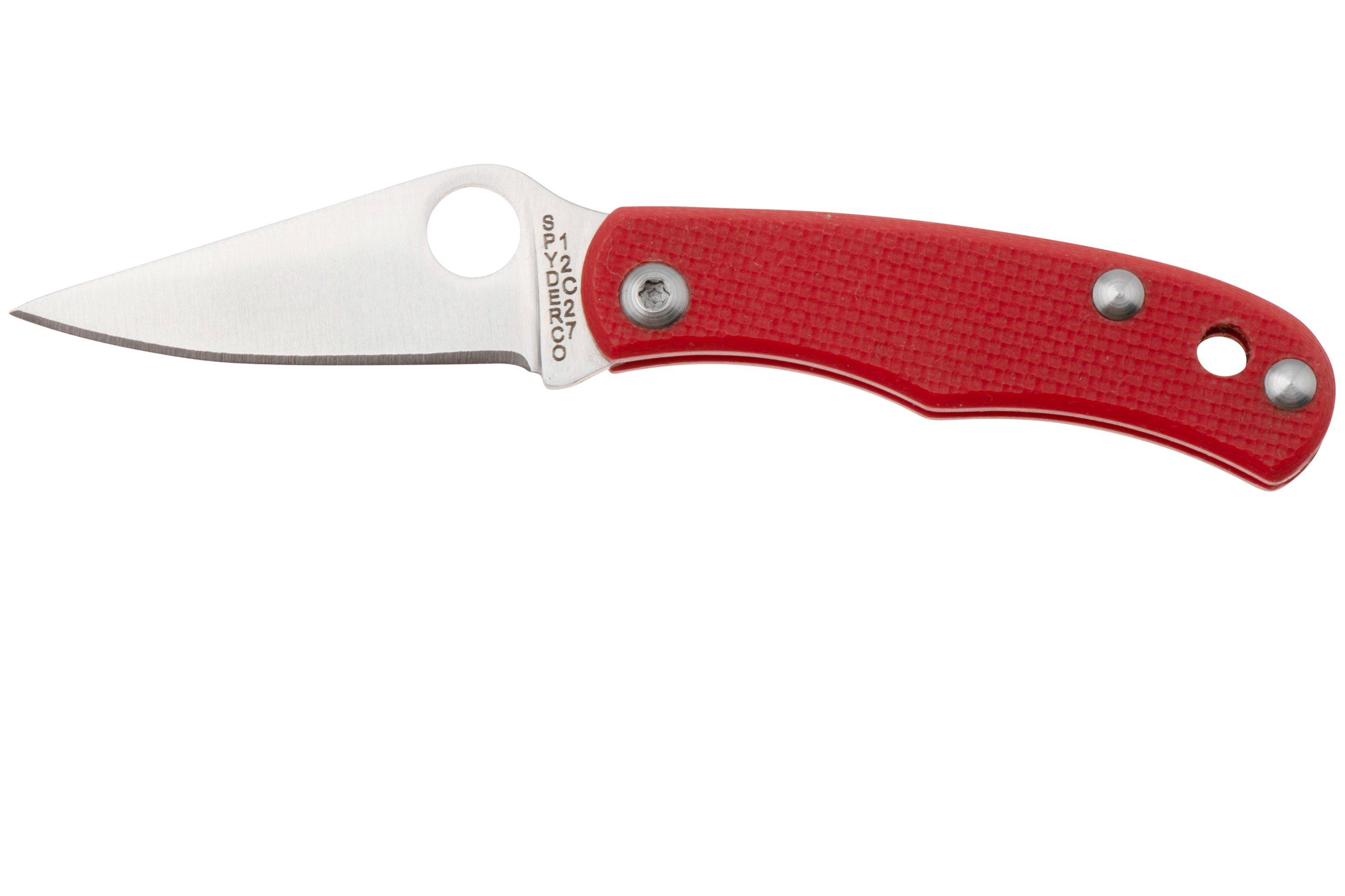 Spyderco Bug Red G10 C133GRDP sleutelhangerzakmes | Voordelig kopen bij ...