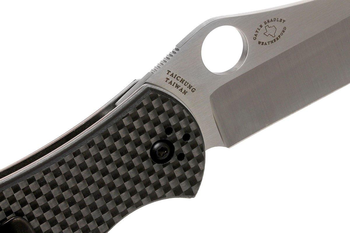 Spyderco Bradley 2 Folder C134CFP2 pocket knife | Advantageously ...