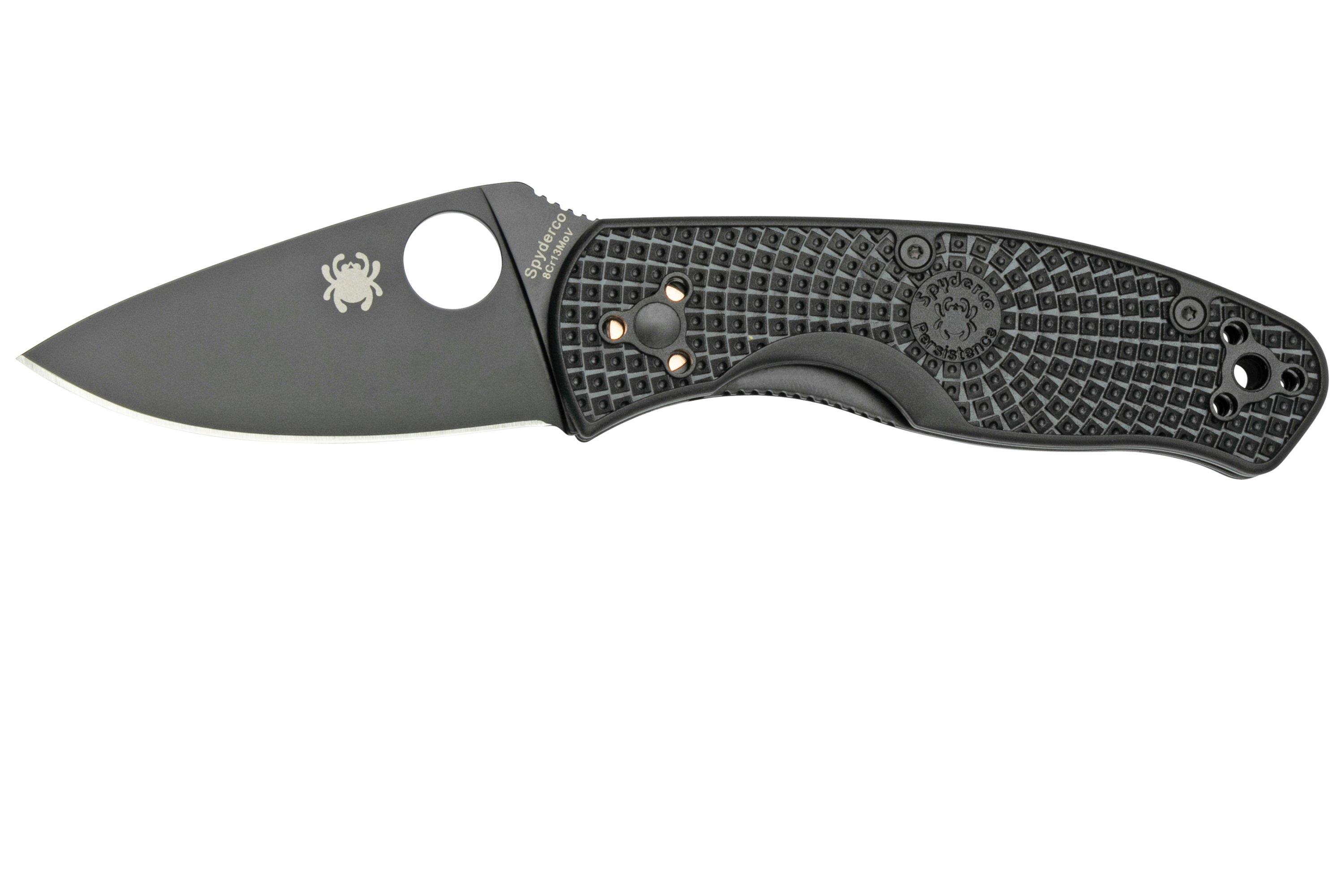 Spyderco Persistence Lightweight Black C1136PBBK FRN zakmes | Voordelig ...