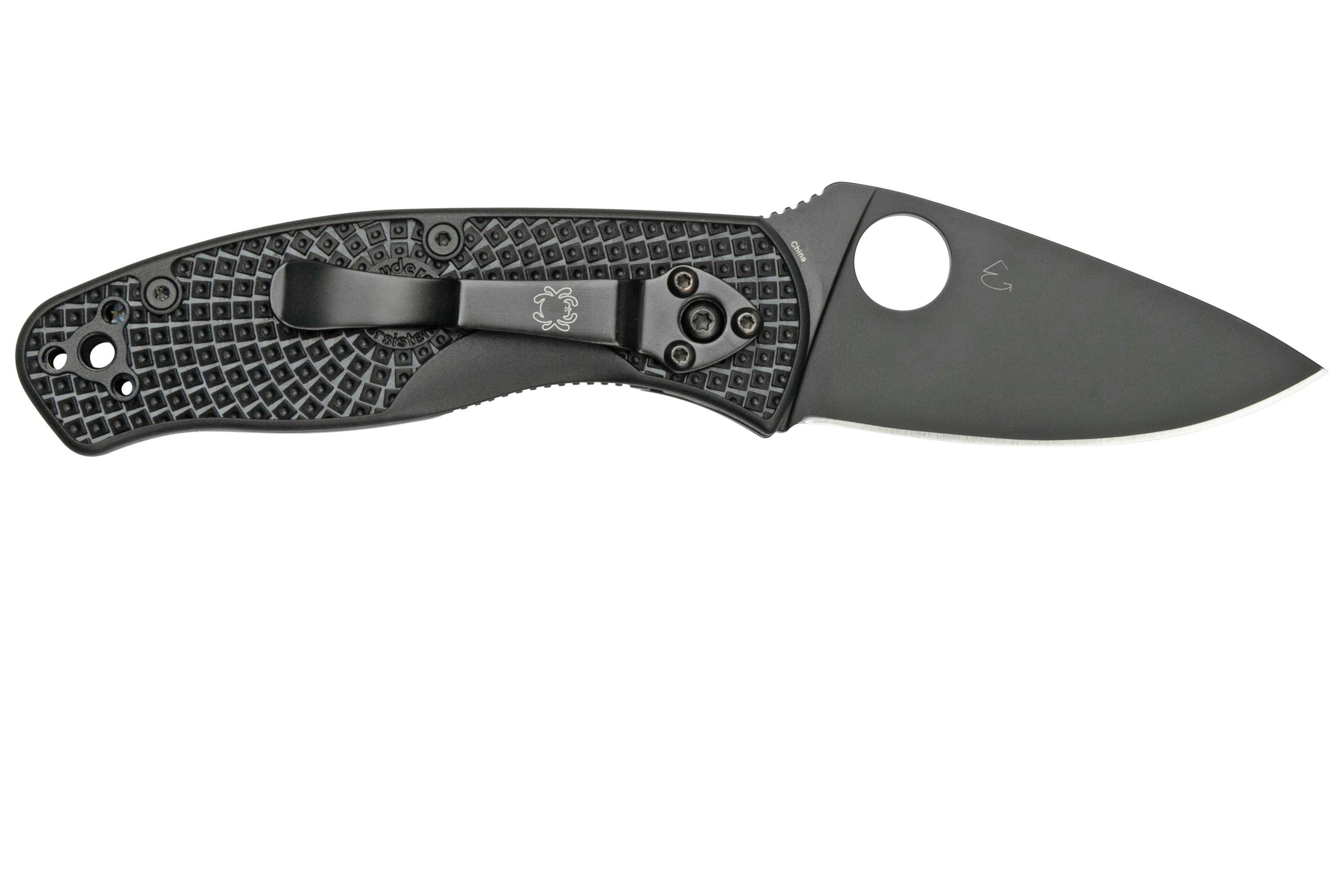 Spyderco Persistence Lightweight Black C1136PBBK FRN zakmes | Voordelig ...
