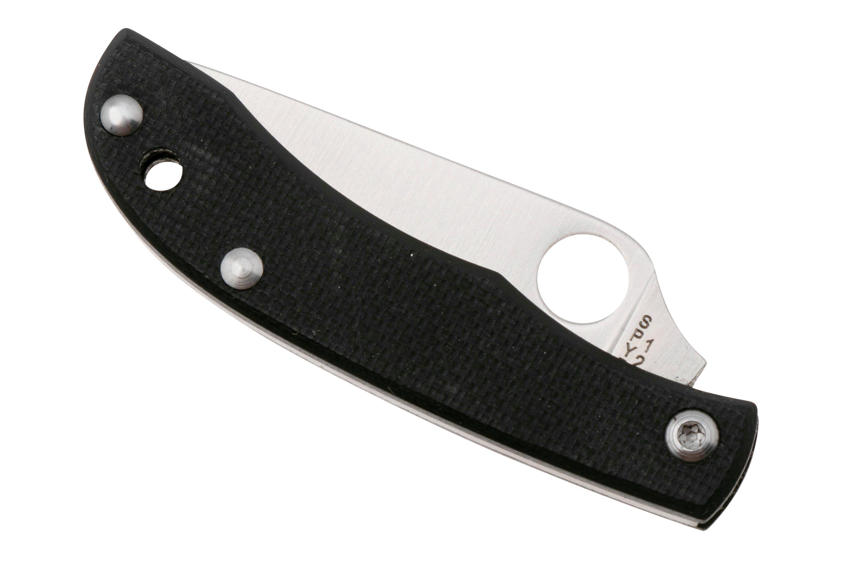 Spyderco Honeybee Black G10 C137GBKP keychain pocket knife ...