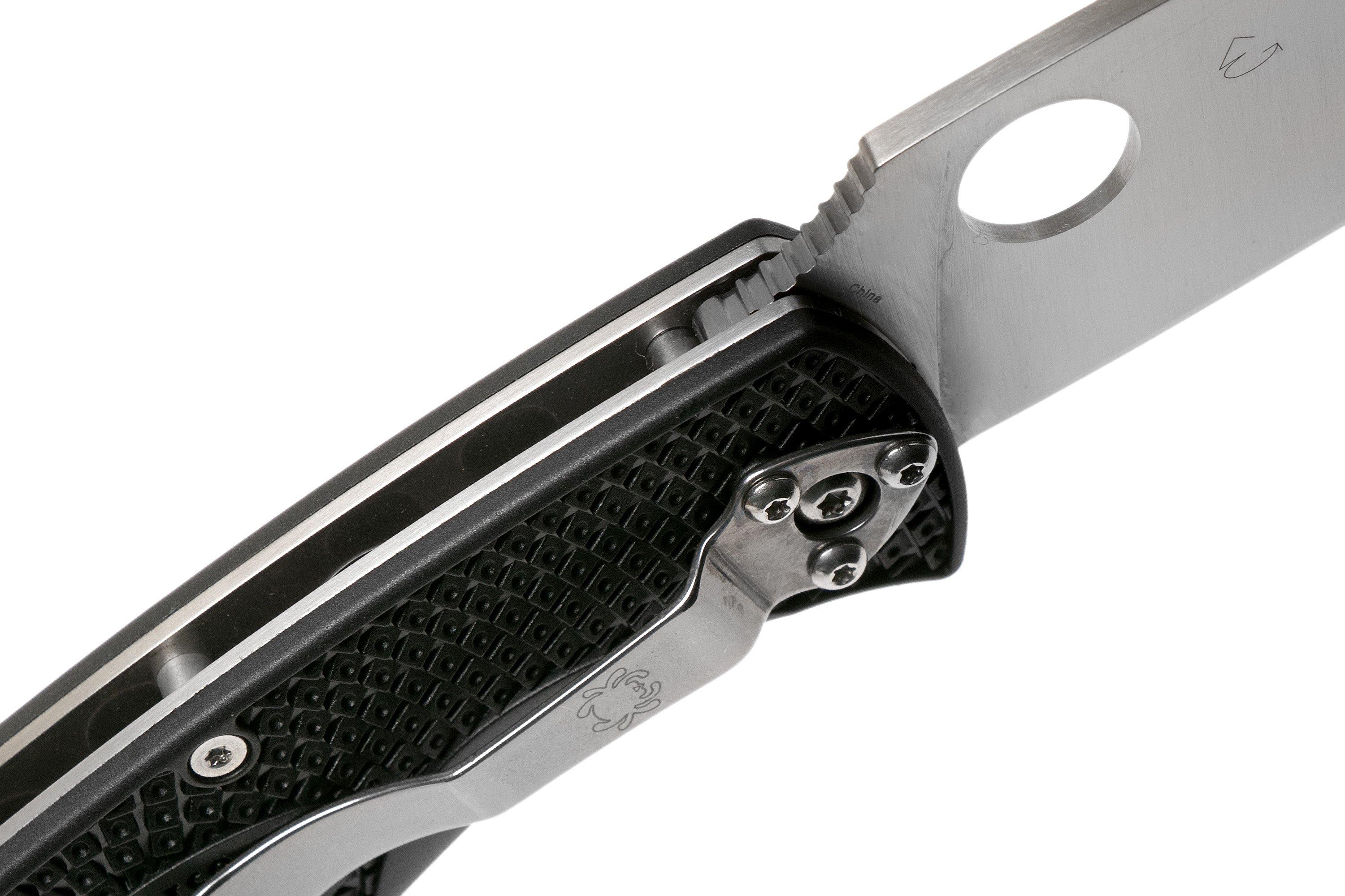 Spyderco Resilience Lightweight C142PBK FRN pocket knife ...
