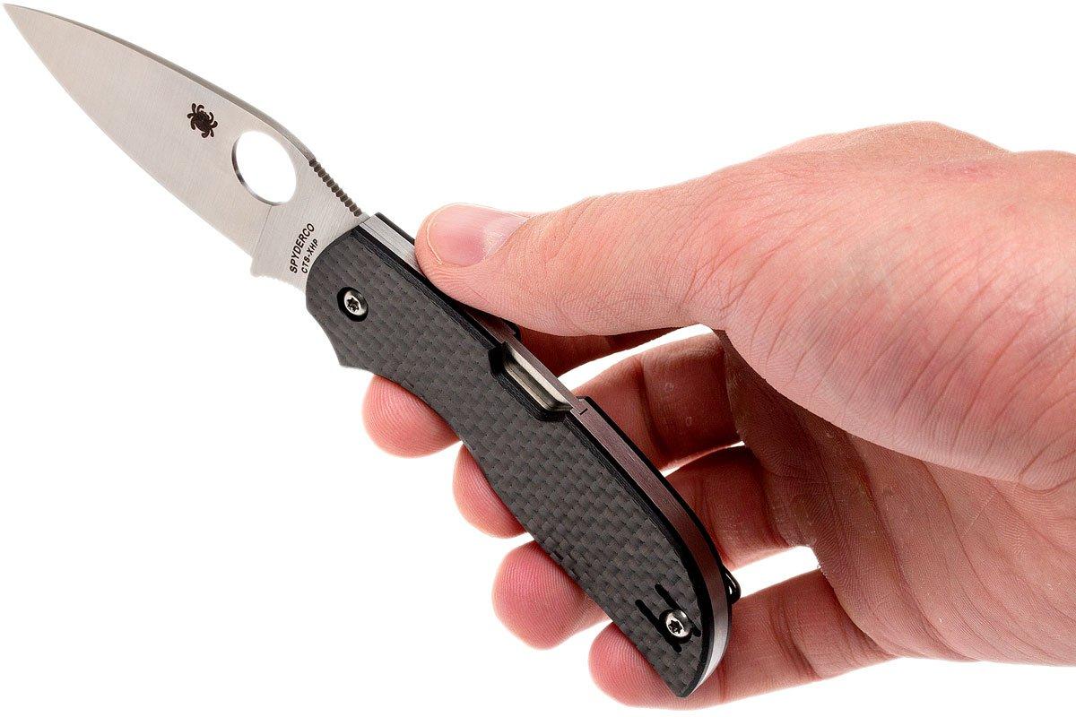 Spyderco Chaparral Carbon fibre C152CF pocket knife | Advantageously ...