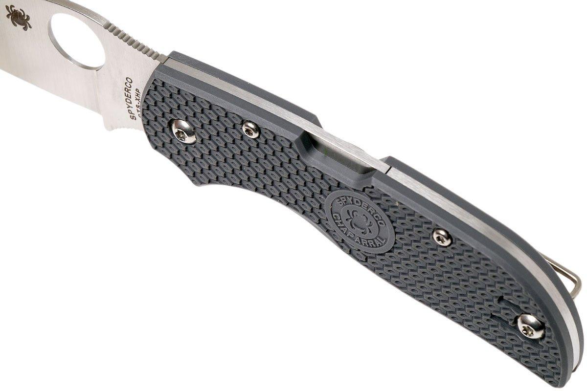 Spyderco Chaparral FRN Grey C152PGY pocket knife | Advantageously ...