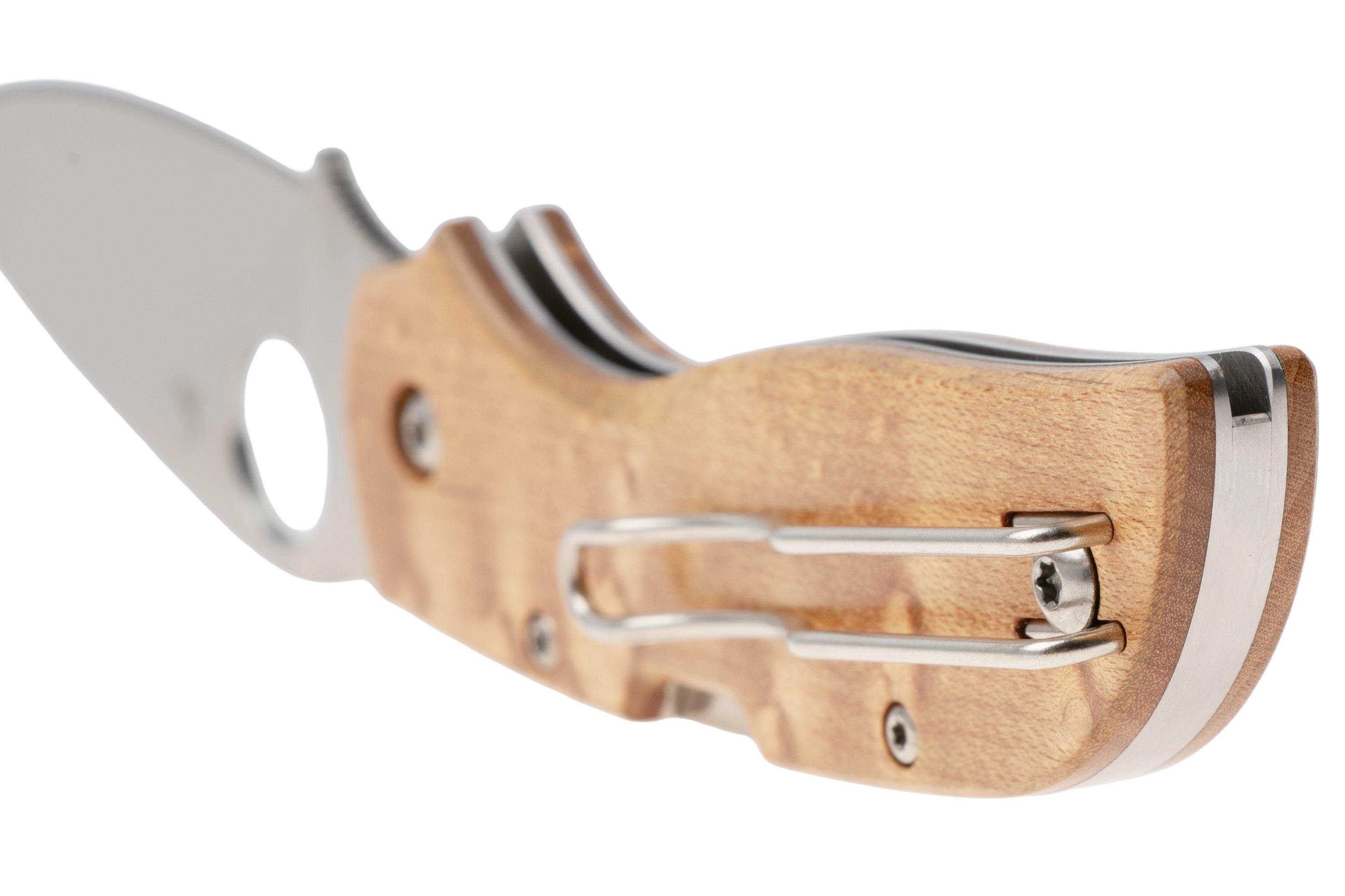 Spyderco Chaparral Birdseye Maple Wood C152WDP pocket knife ...
