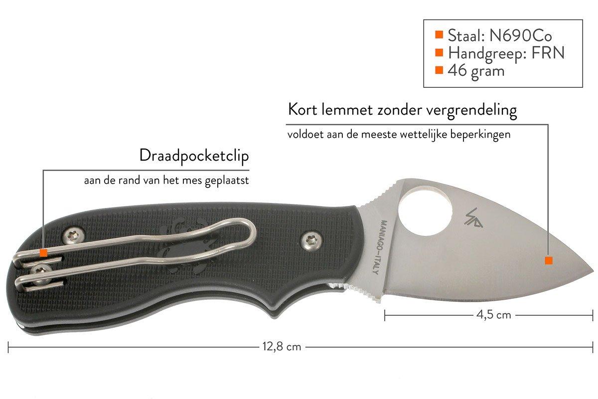 Spyderco Squeak C154BK pocket knife | Advantageously shopping at ...