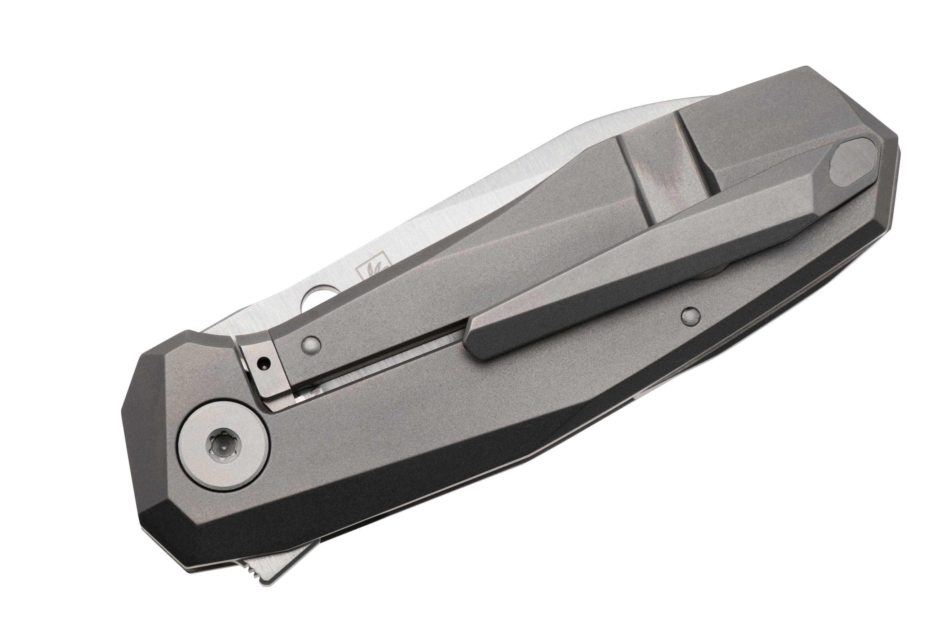 Spyderco Techno 3 C158TIP3 CTS-XHP, Titanium pocket knife, Marcin Slysz ...