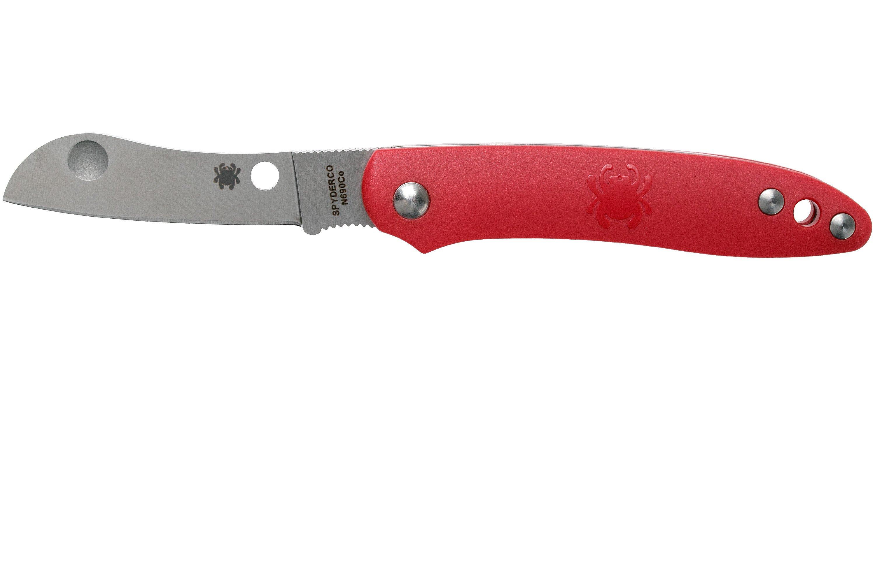 Spyderco Roadie Red C189PRD navalha | Compras vantajosas em ...