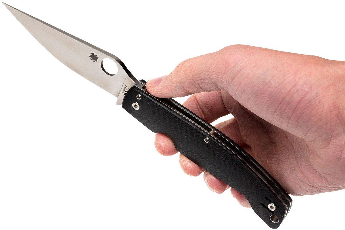 Spyderco Pattada C204GP pocket knife, Sal Glesser design ...